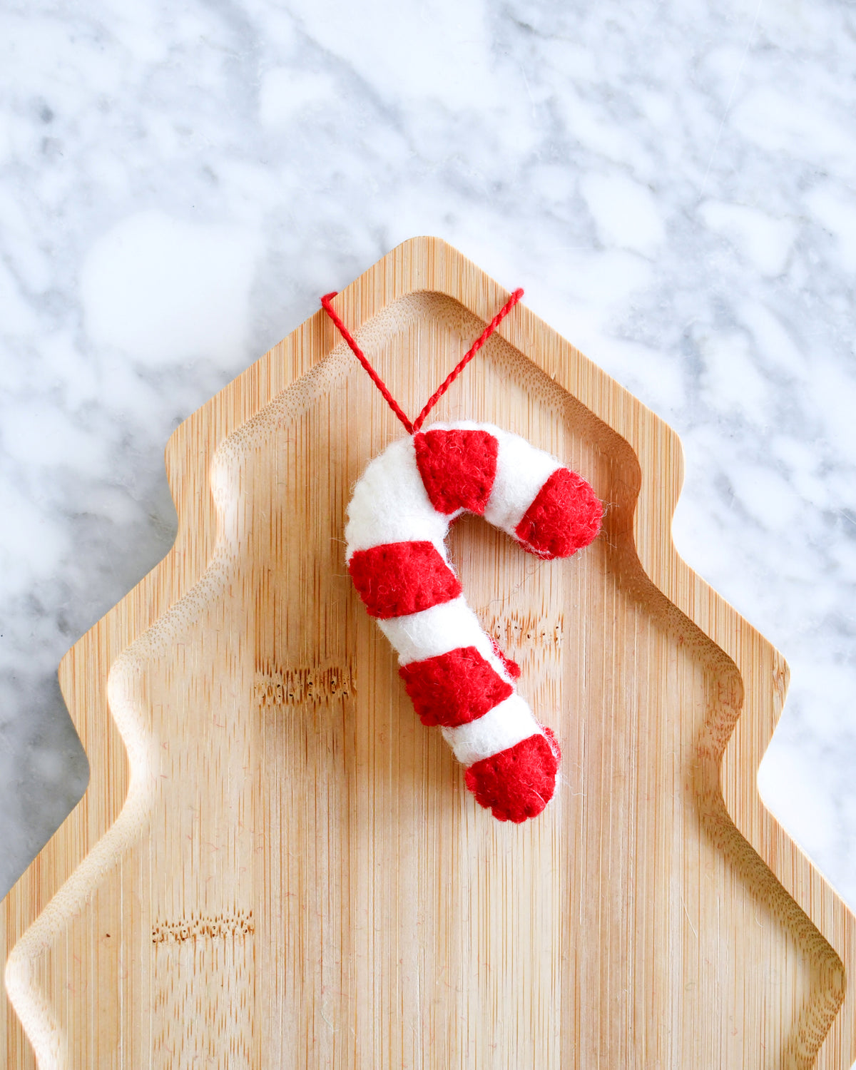 Felt Christmas Candy Cane Ornament – Tara Treasures