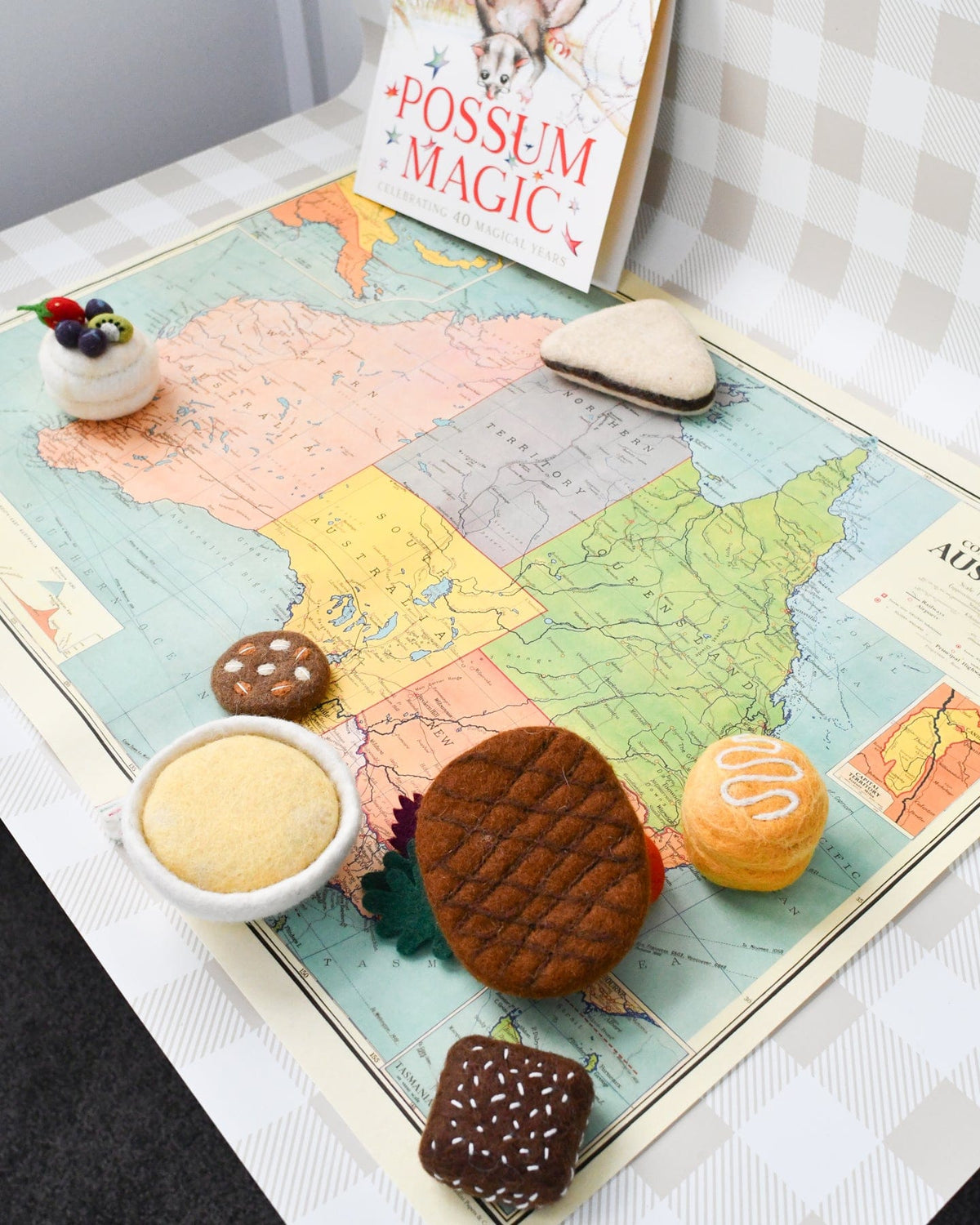 Felt Possum Magic Australian Play Food Set – Tara Treasures