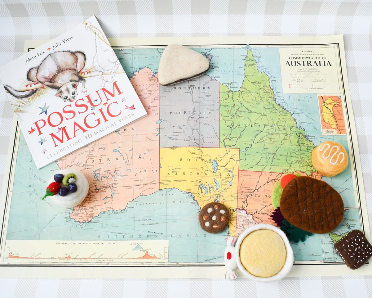 Felt "Possum Magic" Australian Play Food Set | Tara Treasures