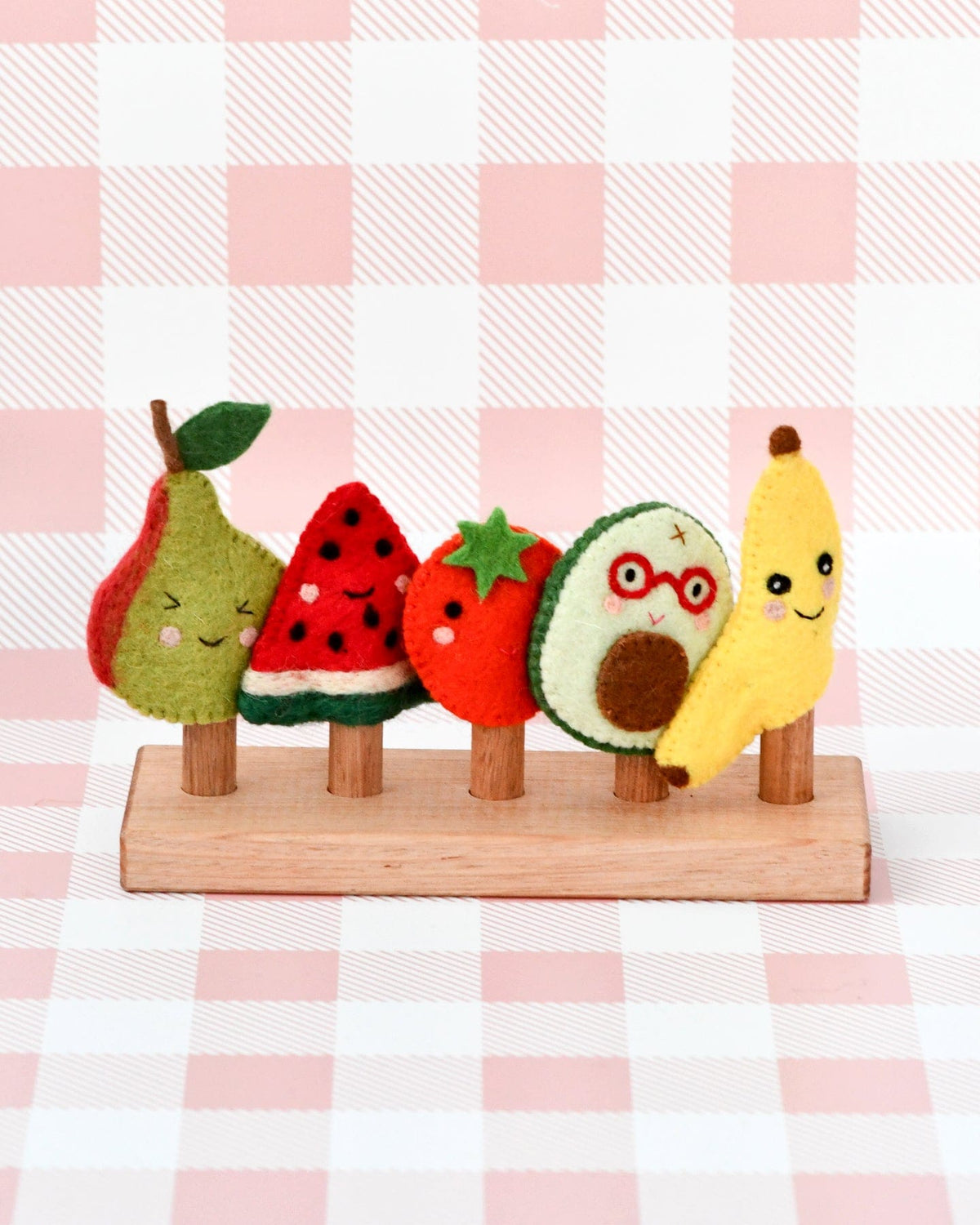 Felt Fruits Finger Puppets Set – Tara Treasures