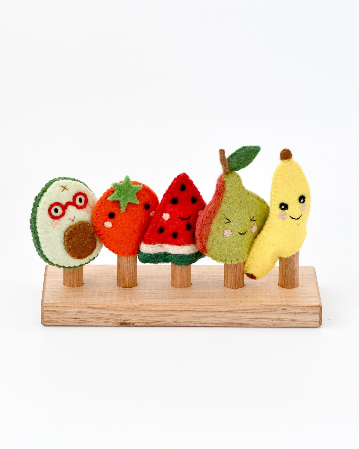 Felt Fruits Finger Puppets Set – Tara Treasures