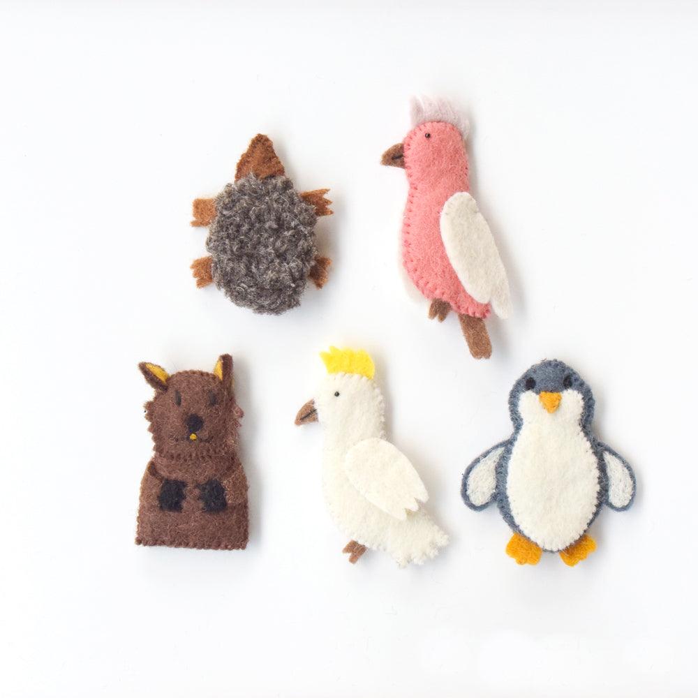 Australian Animals B - Finger Puppet Set | Tara Treasures