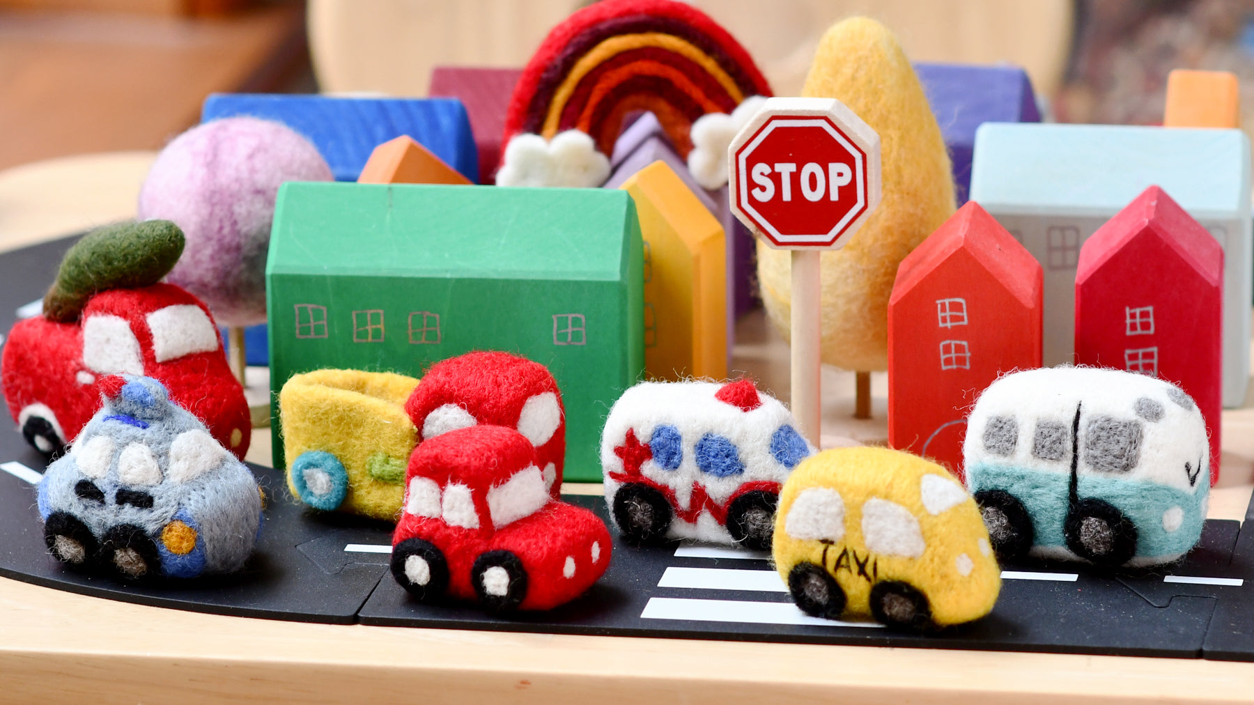 Felt Cars - Buy a Safe & Fun Felt Car for Imaginative Play – Tara Treasures