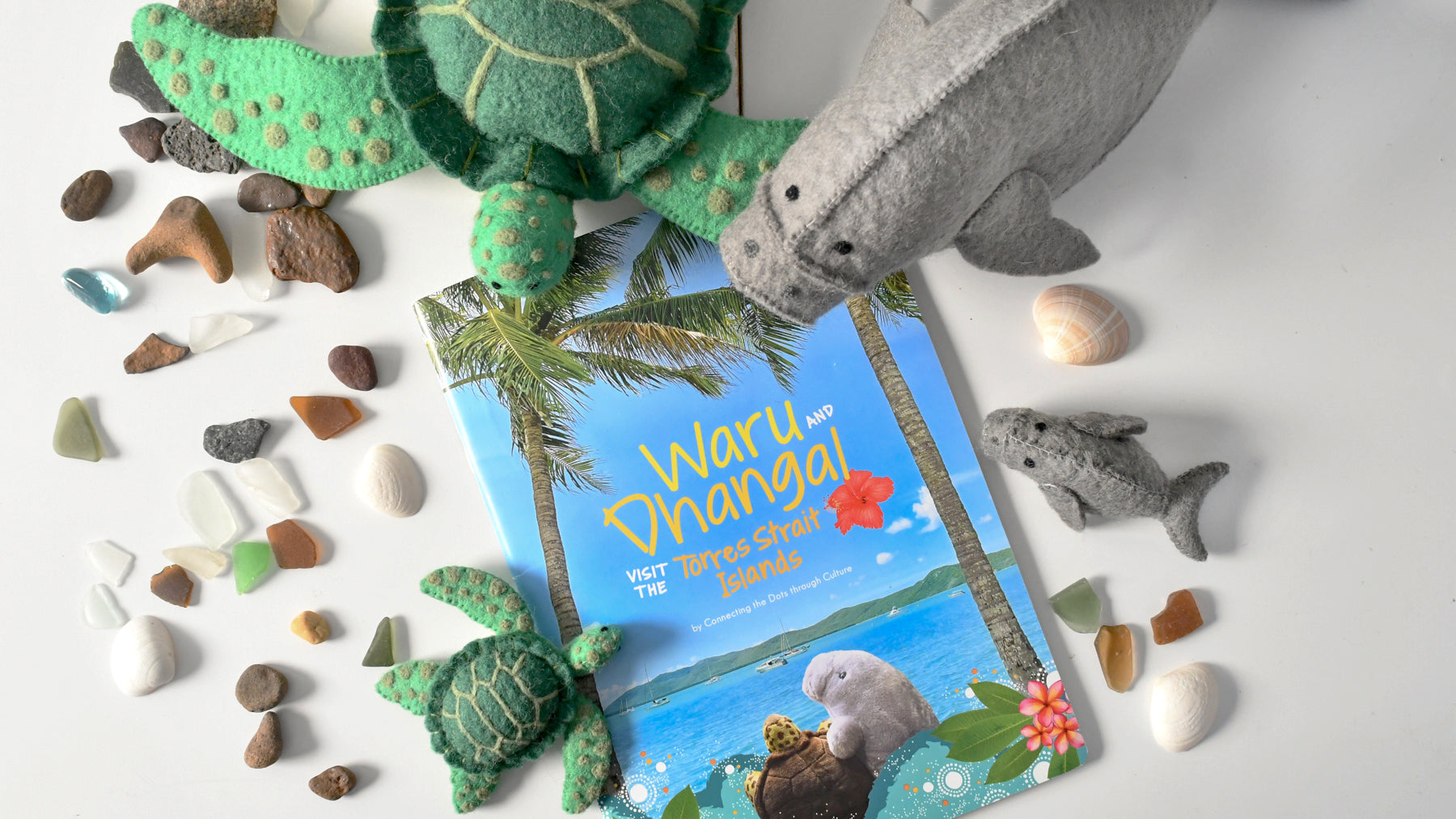 Waru and Dhangal – Sea Turtle & Dugong – Tara Treasures