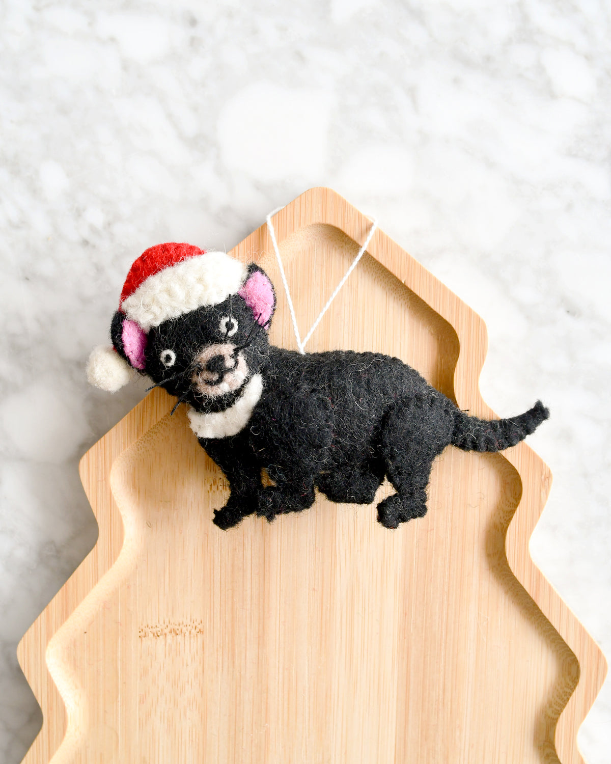 Felt Christmas Tasmanian Devil Ornament – Tara Treasures