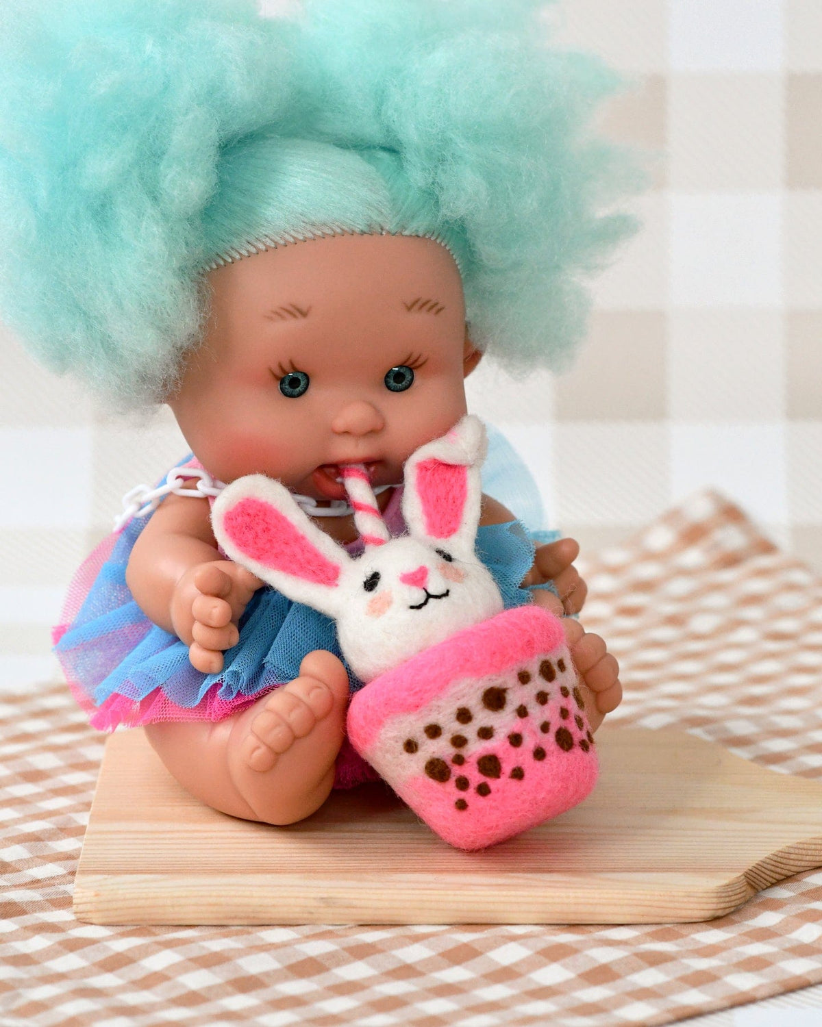 Felt Bunny Boba Bubble Tea Drink – Tara Treasures