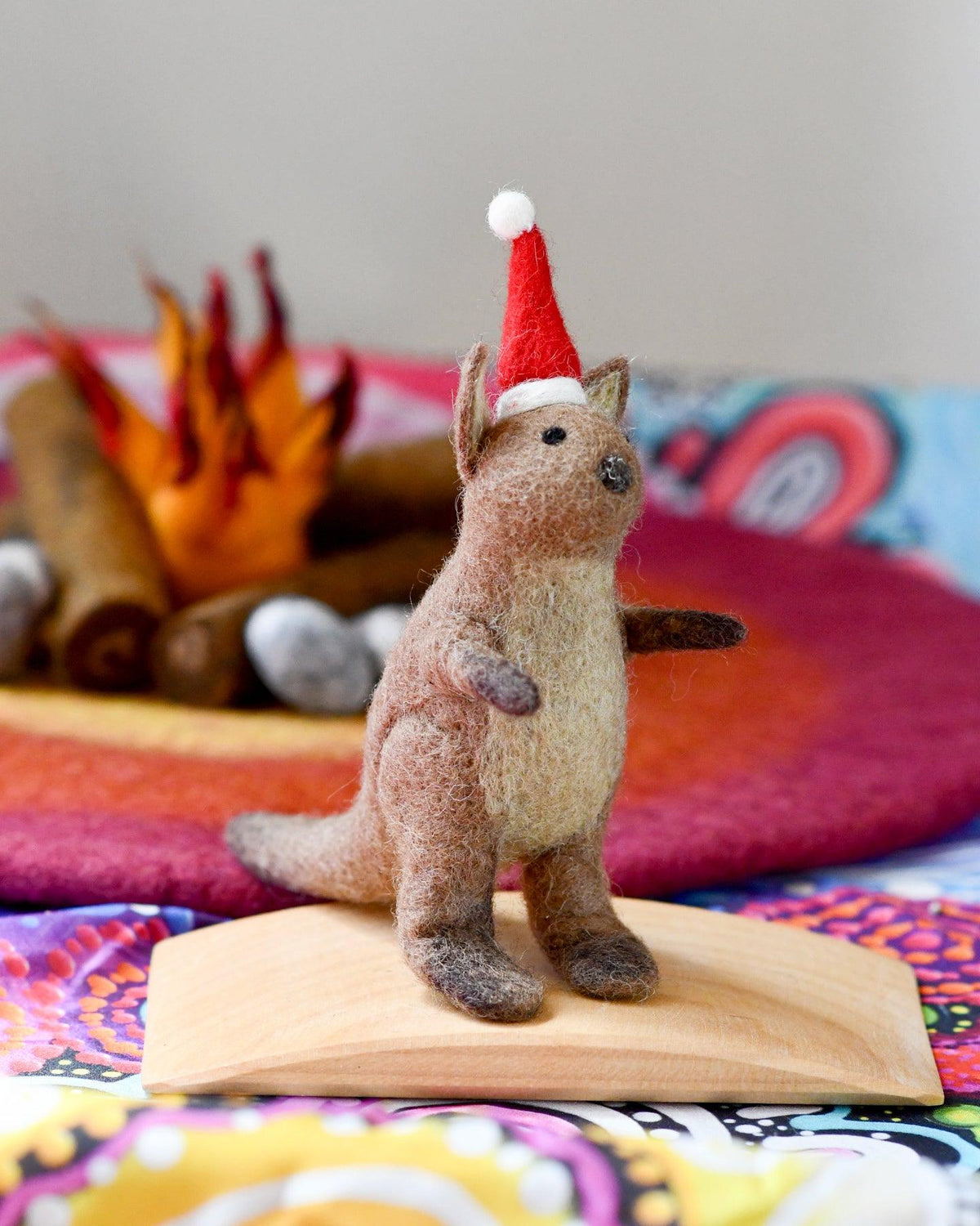 Felt Australian Kangaroo Christmas Ornament | Tara Treasures