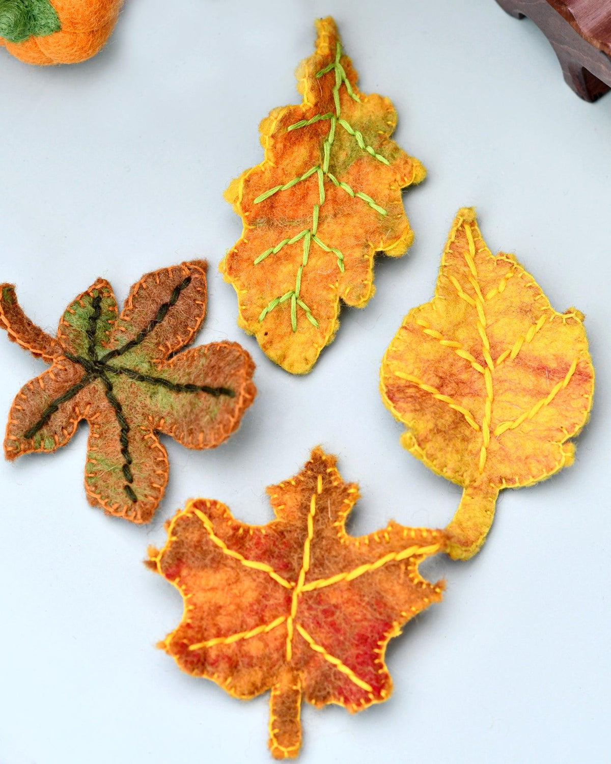 Felt Autumn Fall Leaves – Tara Treasures