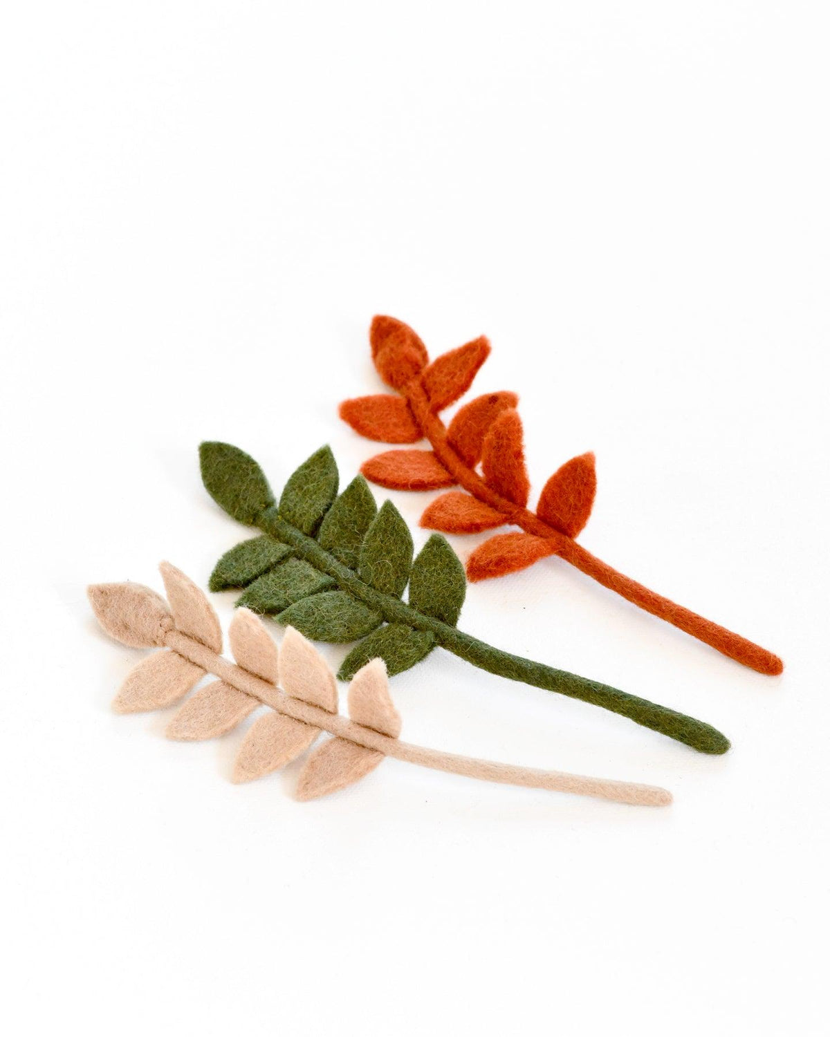 Felt Ash Leaves (Set of 3 Leaf Colours) – Tara Treasures