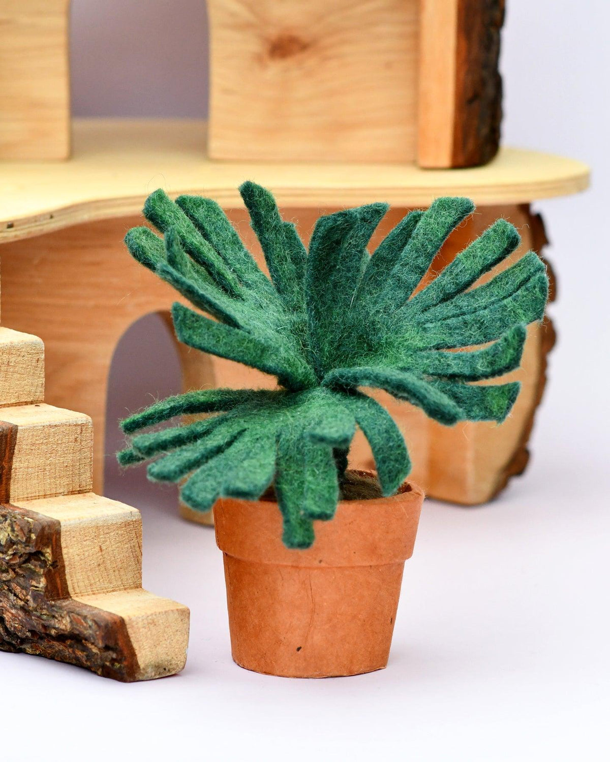 Felt Chalk Sticks Succulent Plant with Lokta Paper Pot – Tara Treasures