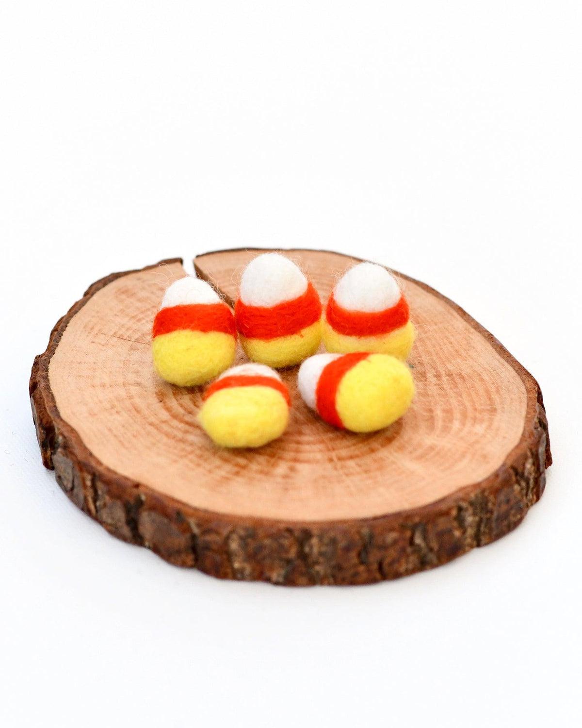 Felt Halloween Candy Corn Cones - 5 Candies – Tara Treasures