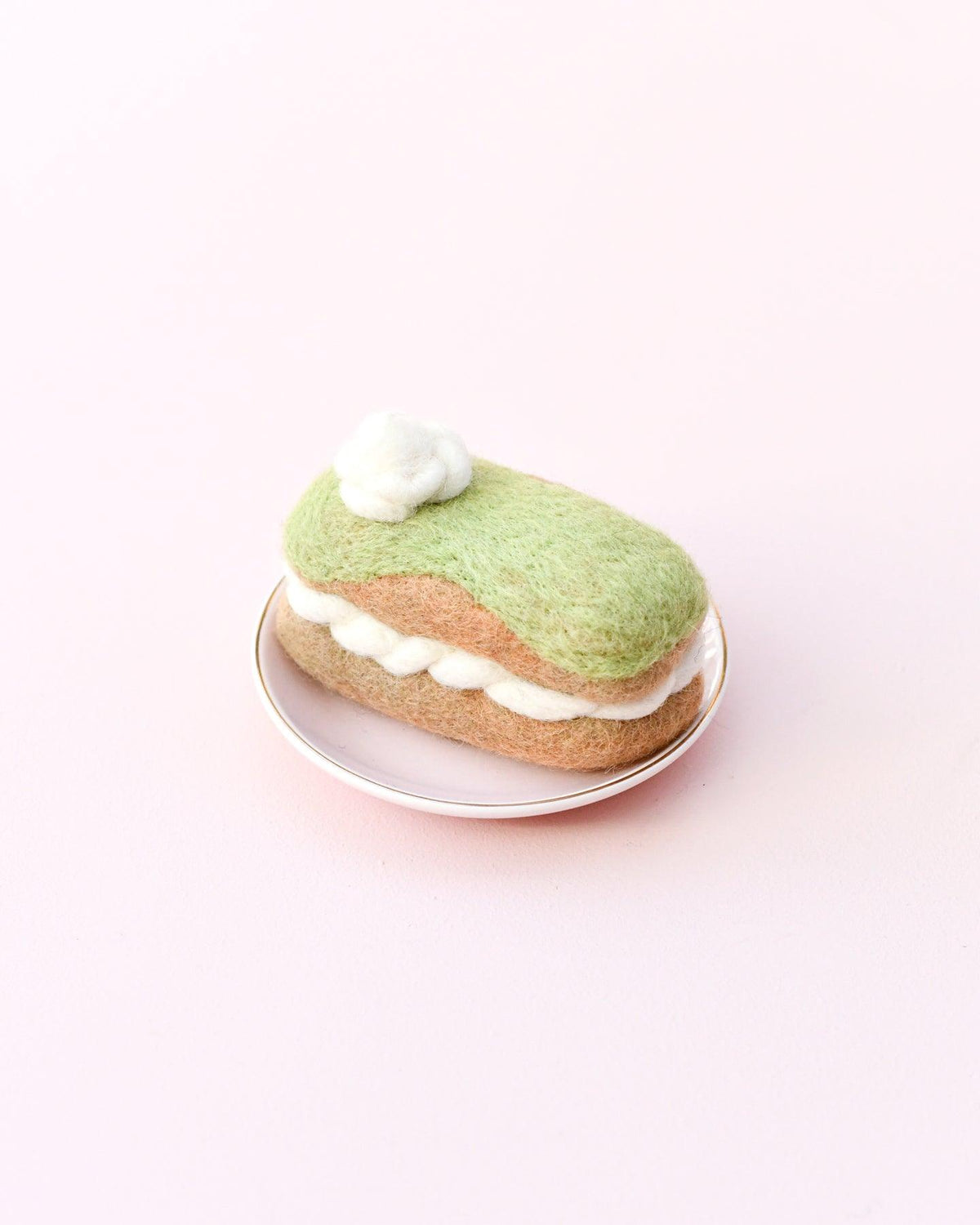Felt Matcha Eclair | Tara Treasures | Tara Treasures