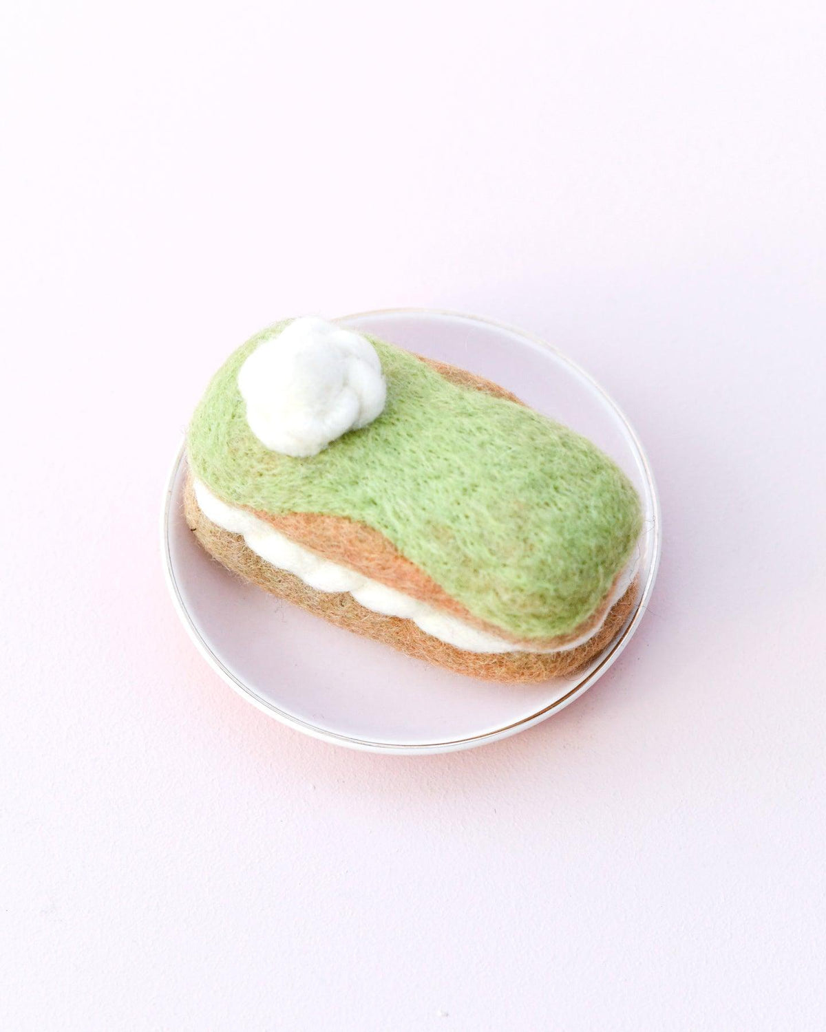 Felt Matcha Eclair | Tara Treasures | Tara Treasures
