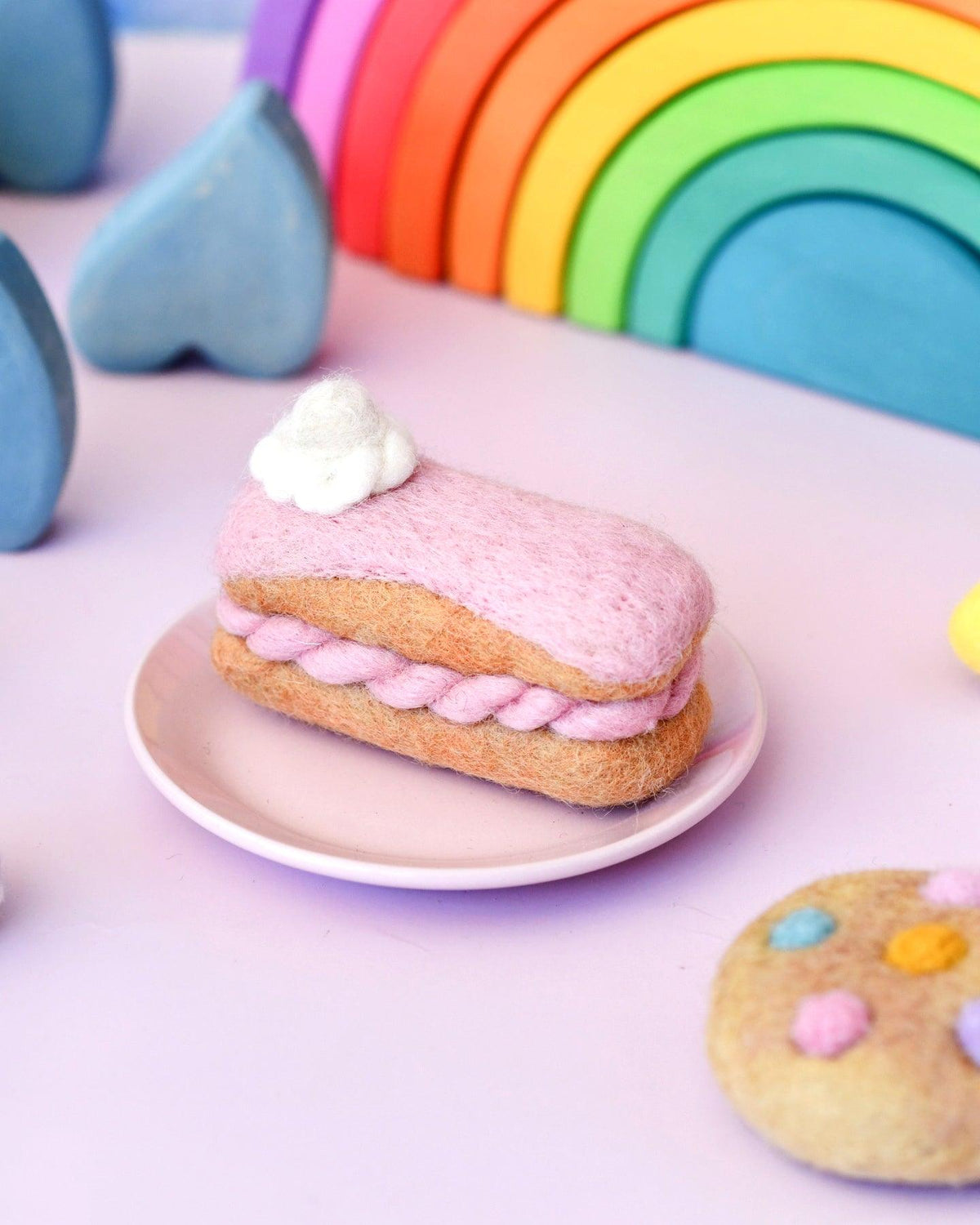 Felt Strawberry Eclair | Tara Treasures | Tara Treasures