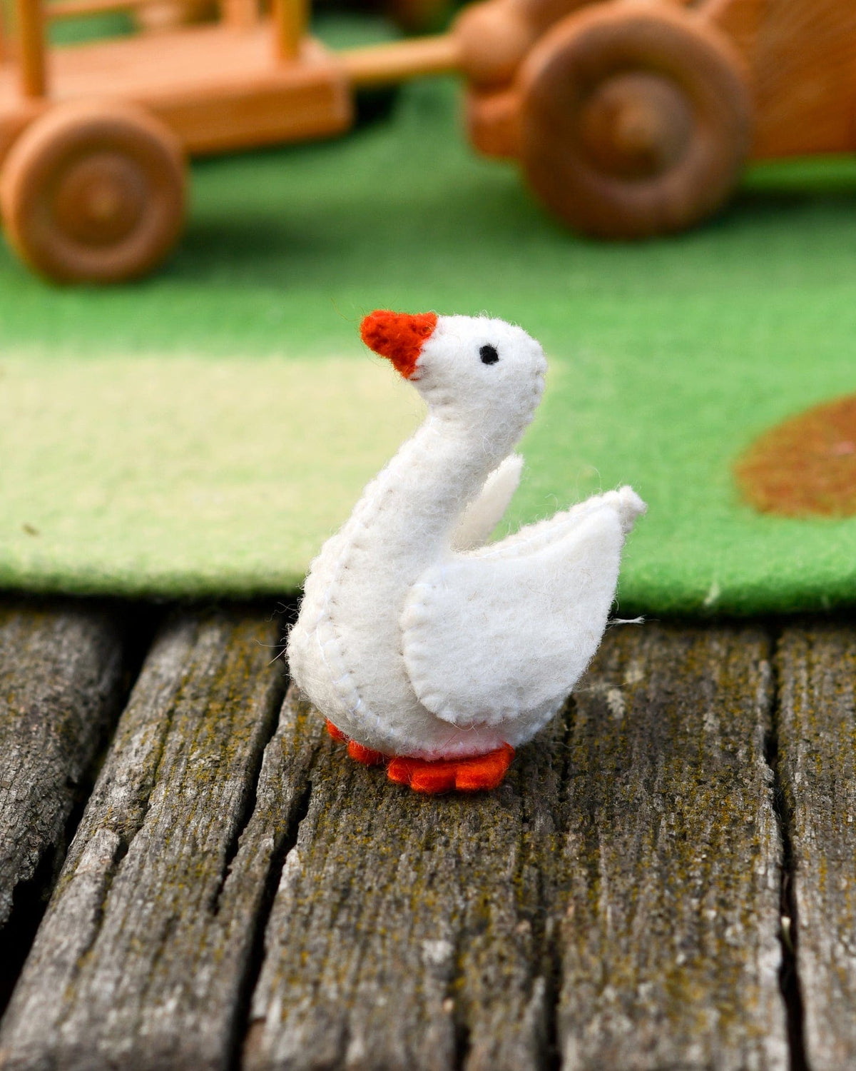 Felt Goose Farm Animal Toy | Tara Treasures | Tara Treasures