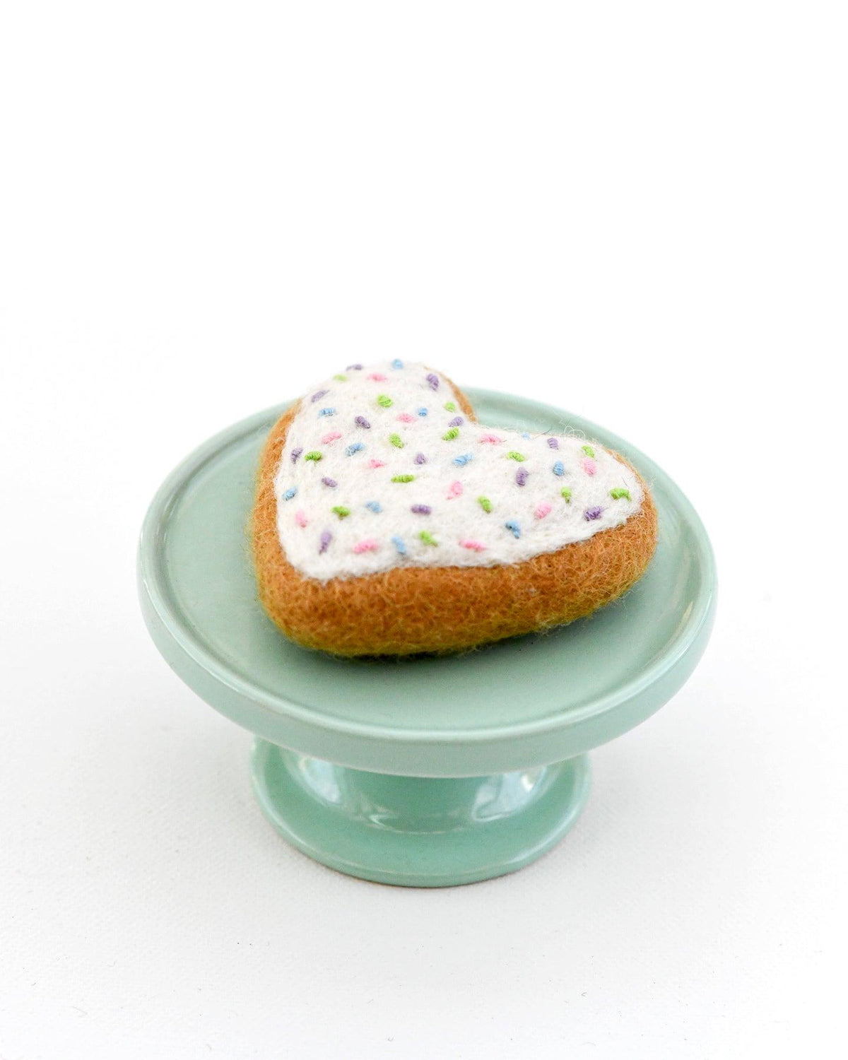 Felt Heart Icing Cookie with Sprinkles – Tara Treasures