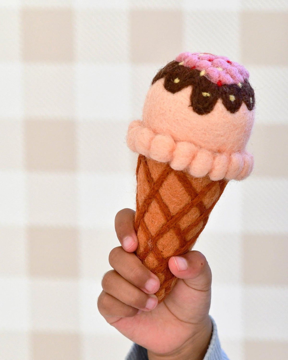 Felt Strawberry Sorbet Ice Cream | Tara Treasures | Tara Treasures
