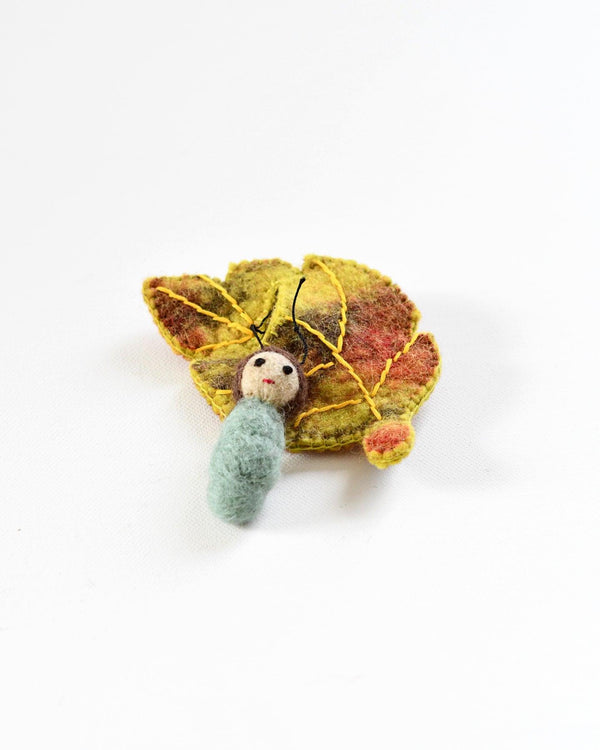 Felt Birch Leaf Baby | Tara Treasures | Tara Treasures