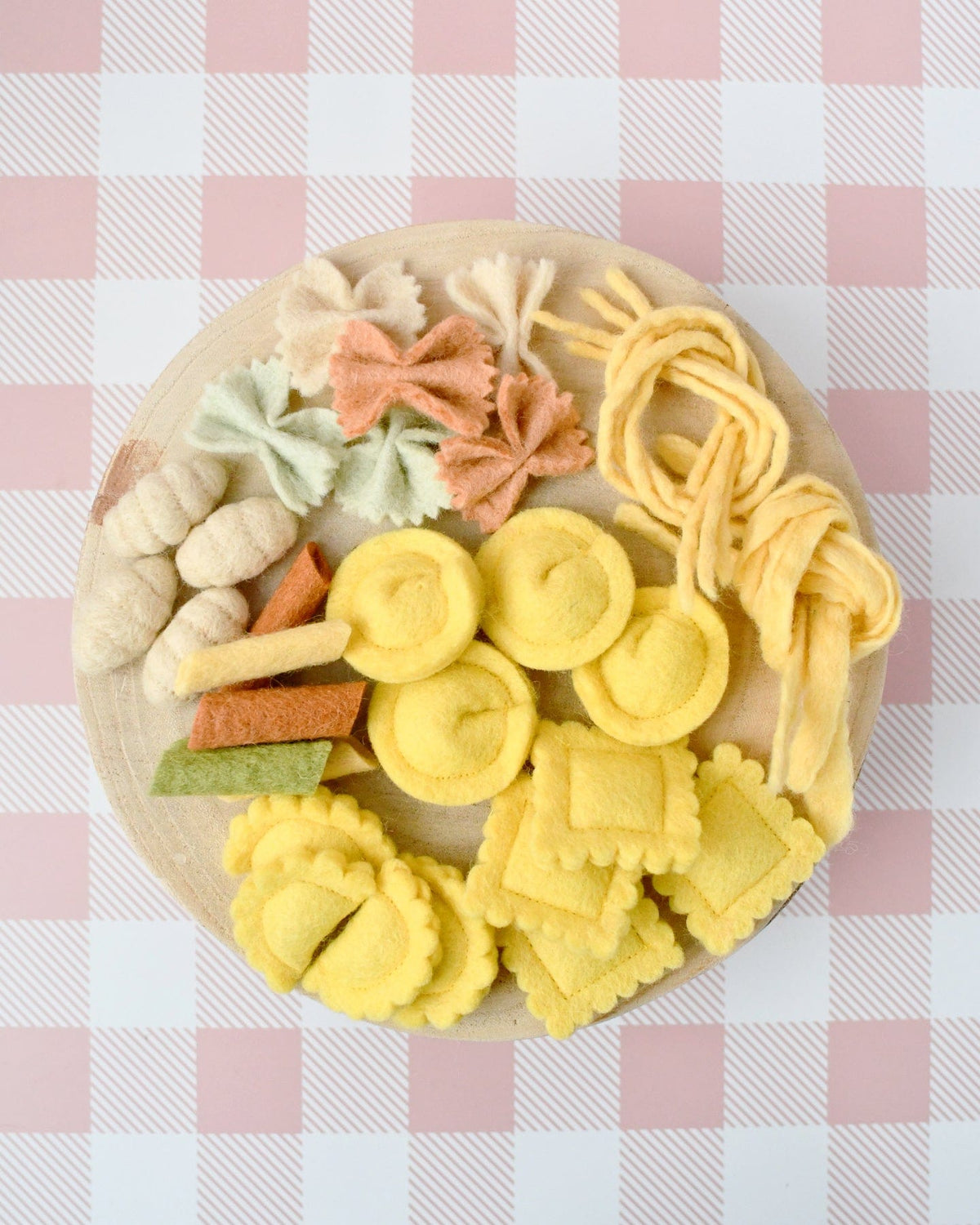 Felt Pasta Play Food Set – Tara Treasures