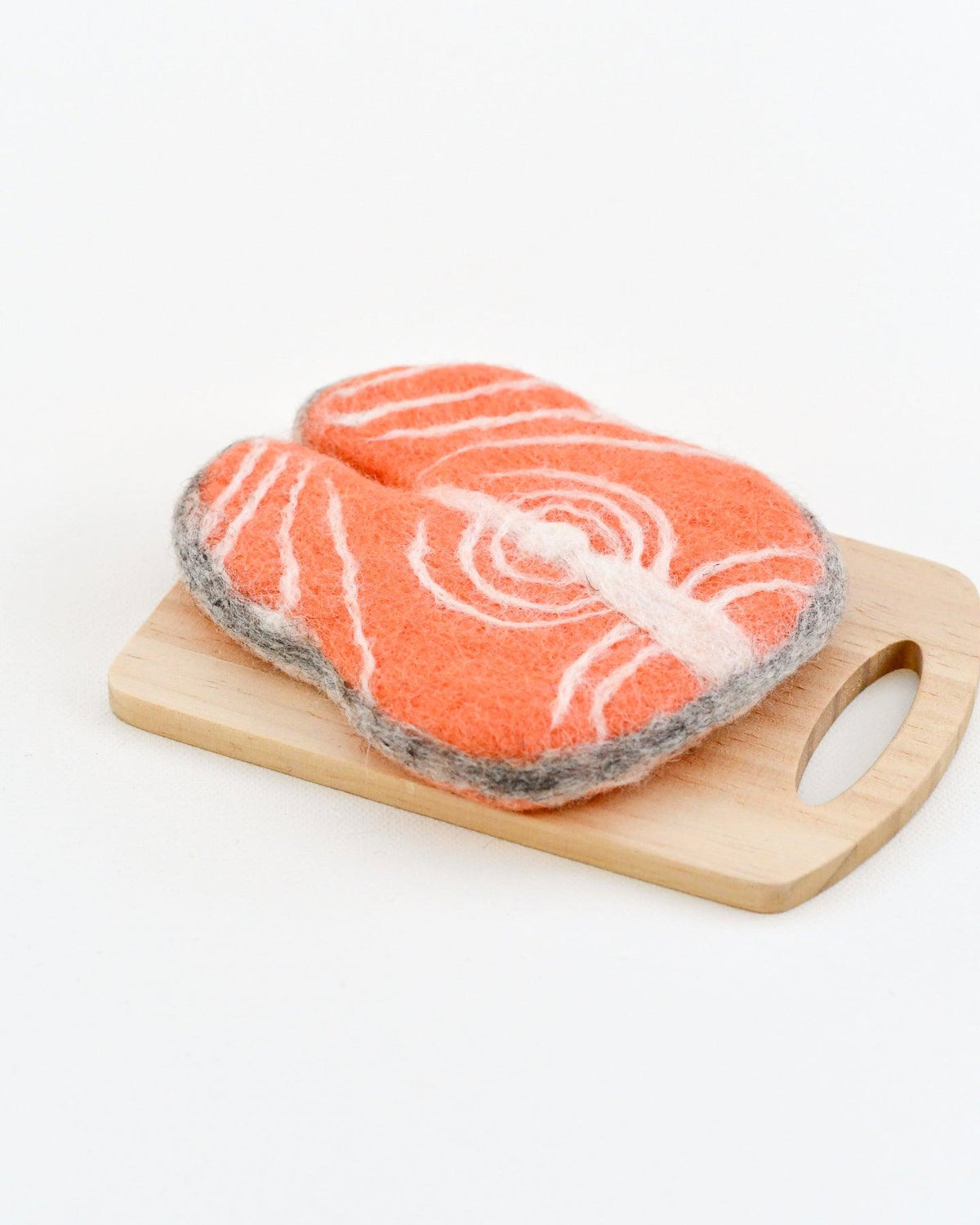 Felt Salmon Slice for Play Shop | Tara Treasures