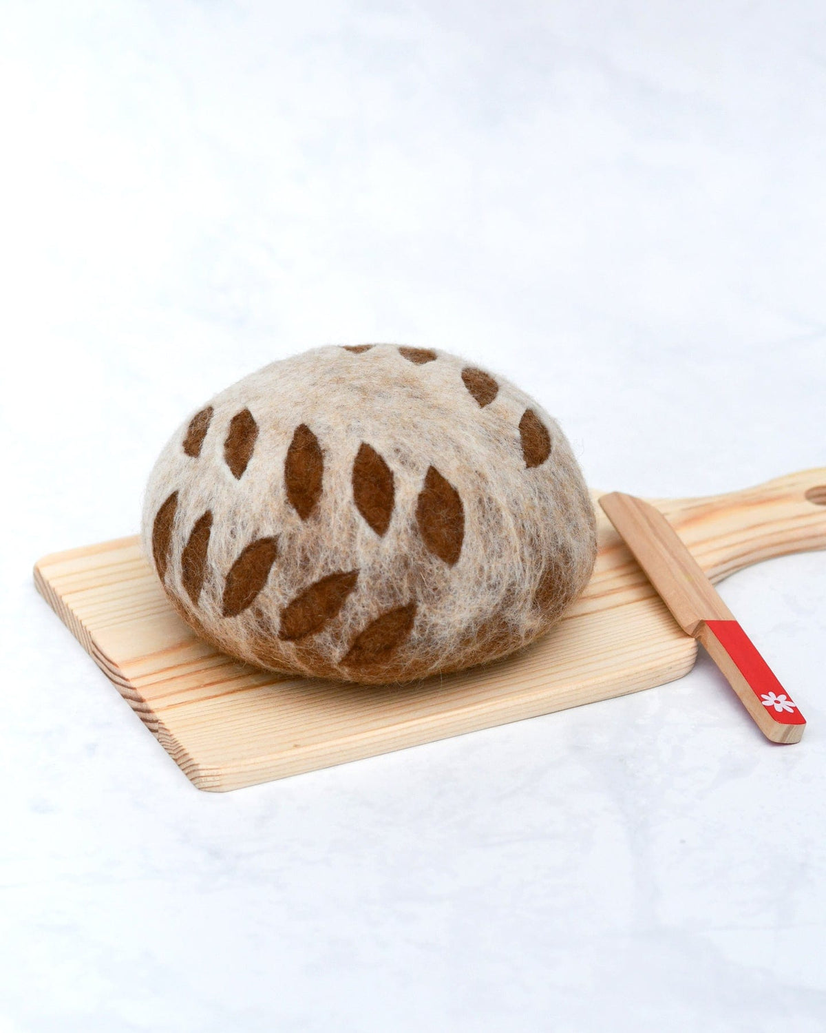 Felt Sourdough Bread with Leaf Cut – Tara Treasures