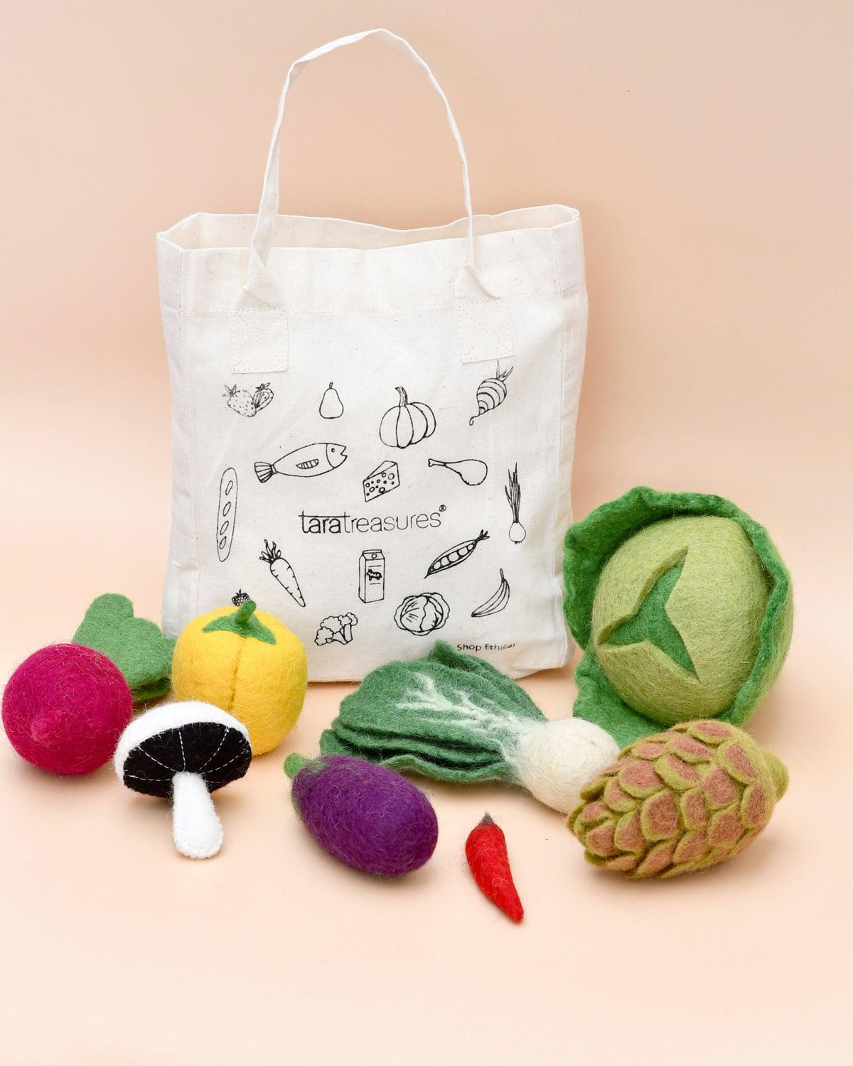 Felt Food Groups Play Food - Vegetables – Tara Treasures