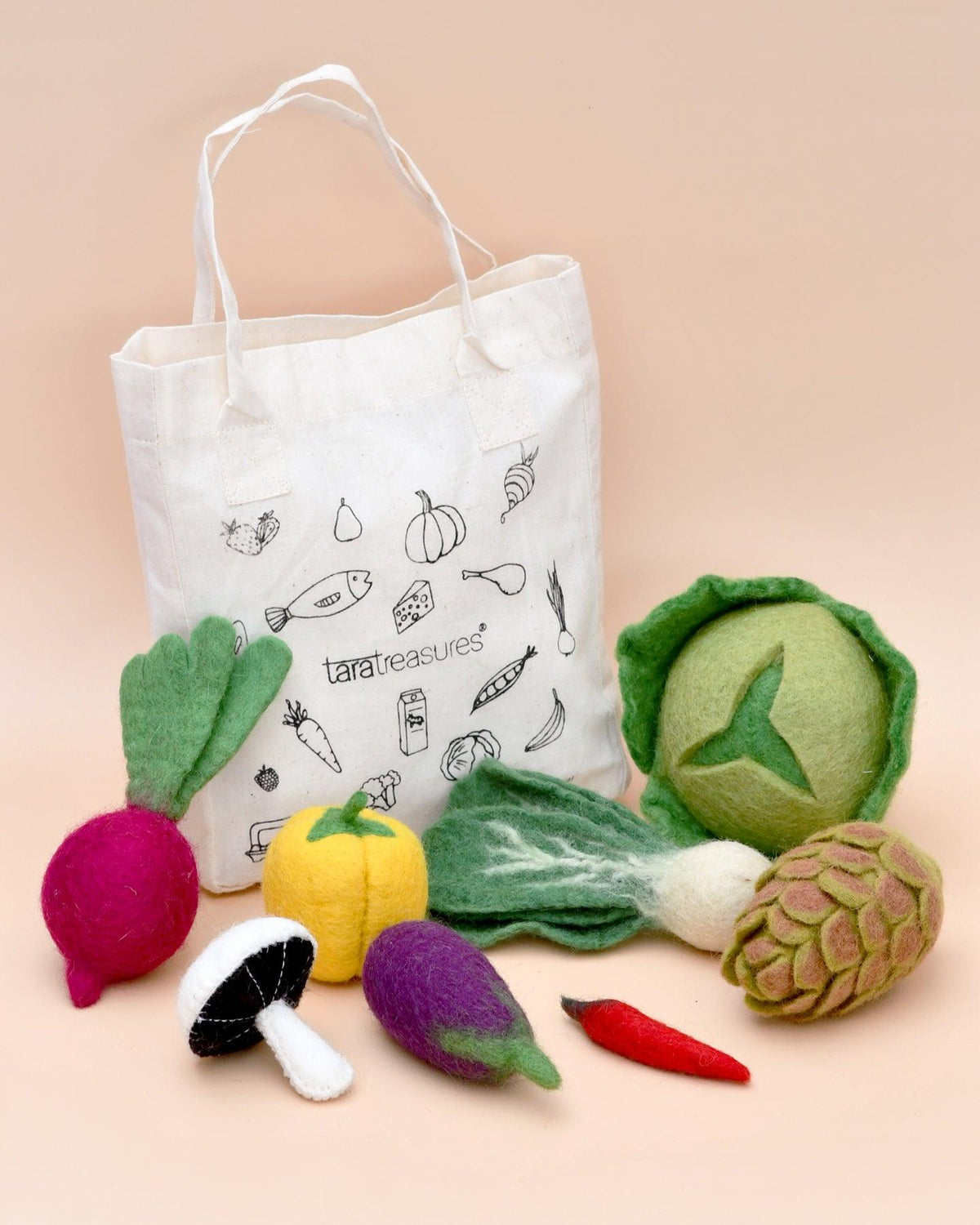 Felt Food Groups Play Food - Vegetables – Tara Treasures