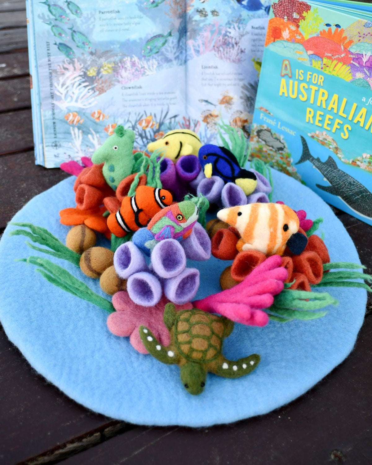 Coral Reef Play Mat Playscape | Tara Treasures | Tara Treasures