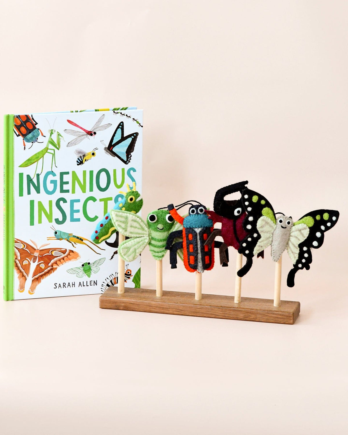 Ingenious Insects Finger Puppets and Book Set by Sarah Allen – Tara ...