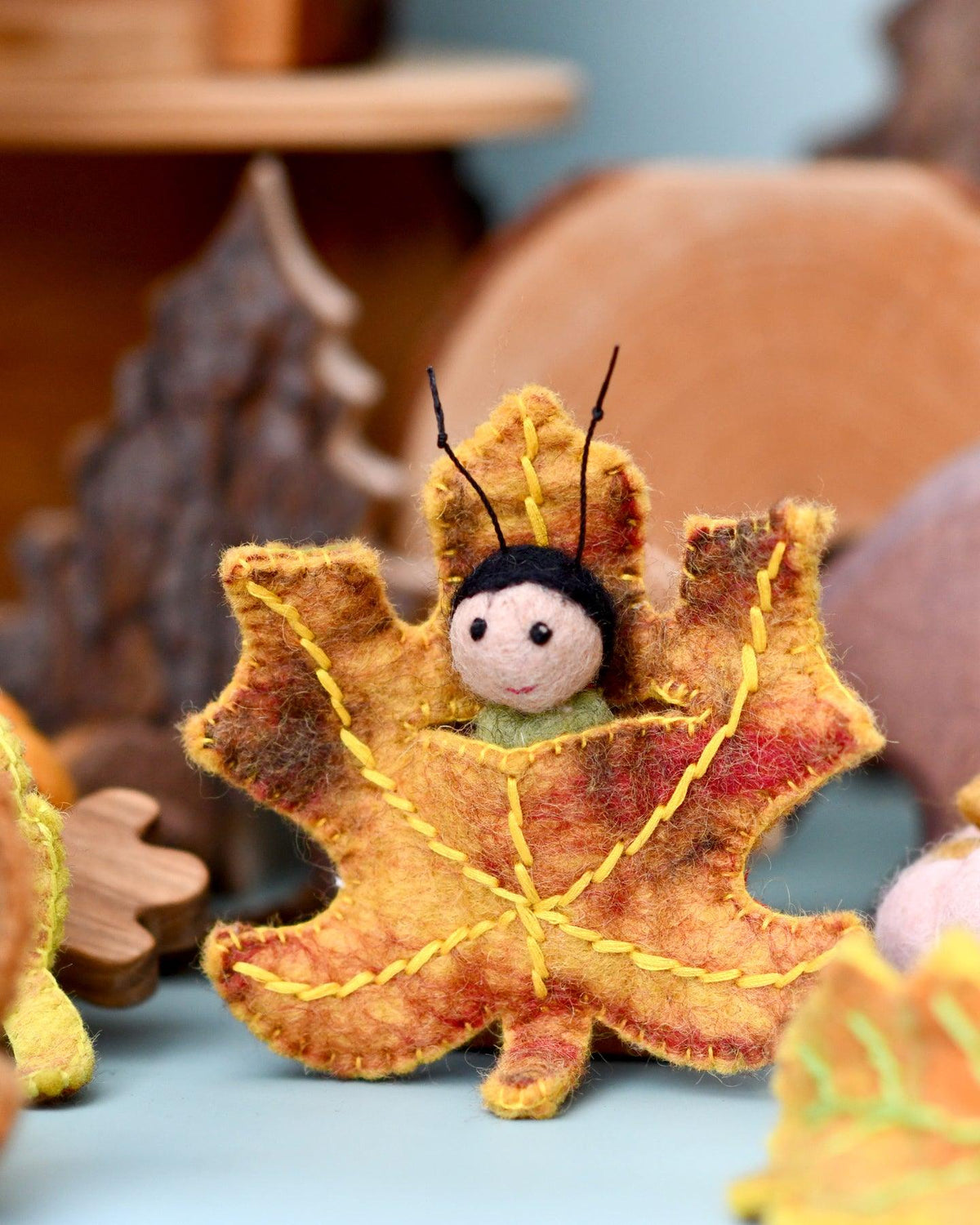 Felt Maple Leaf Baby – Tara Treasures