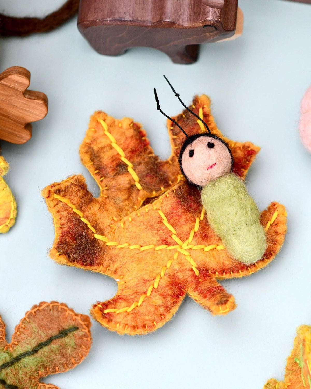 Felt Maple Leaf Baby | Tara Treasures