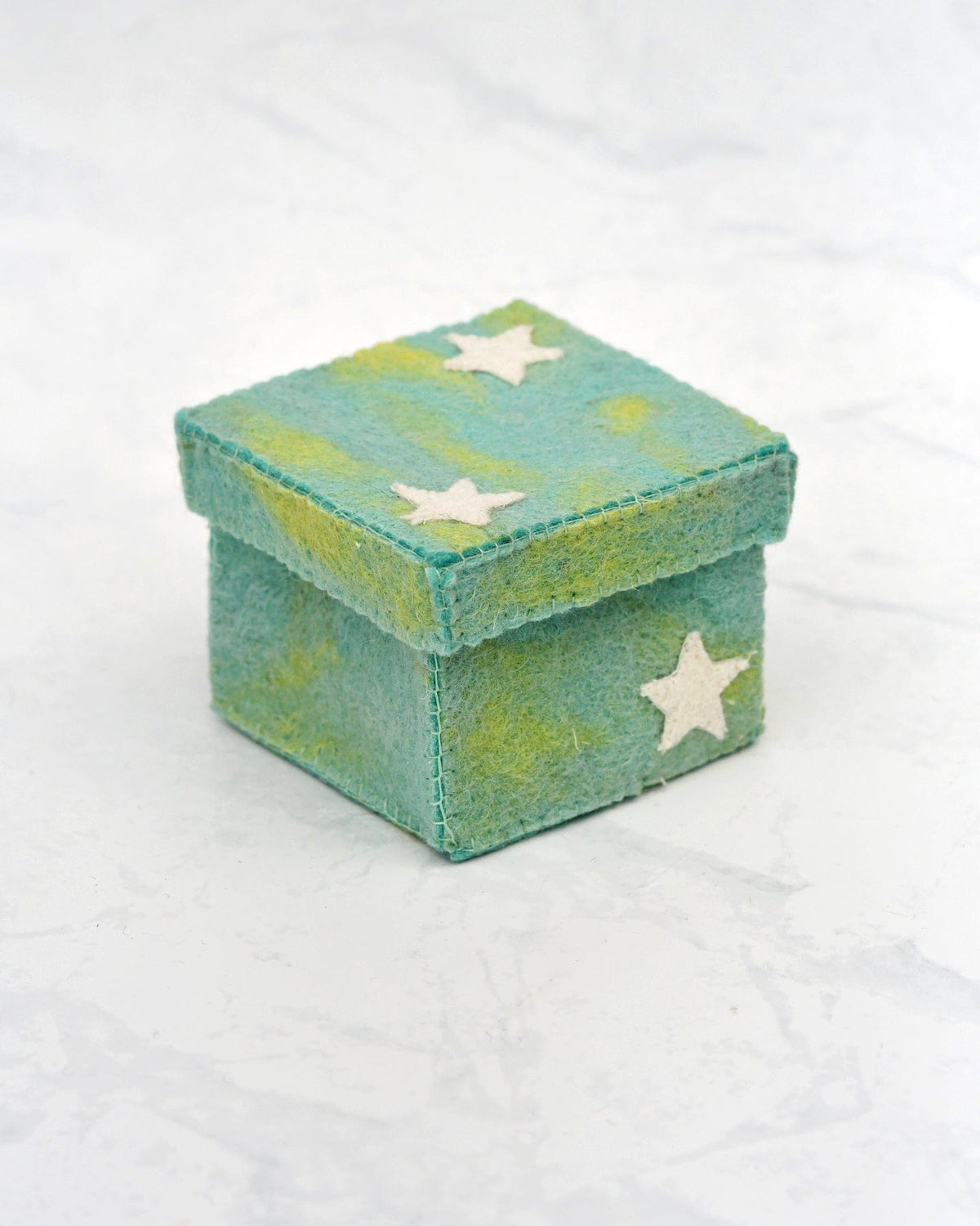 Felt Mint Blue Magic Box with Small Parts – Tara Treasures