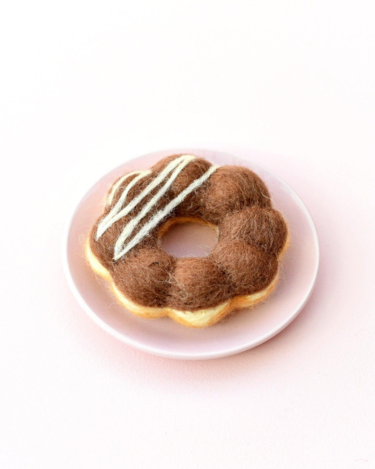 Felt Chocolate Pon De Ring Mochi Donut | Tara Treasures | Tara Treasures