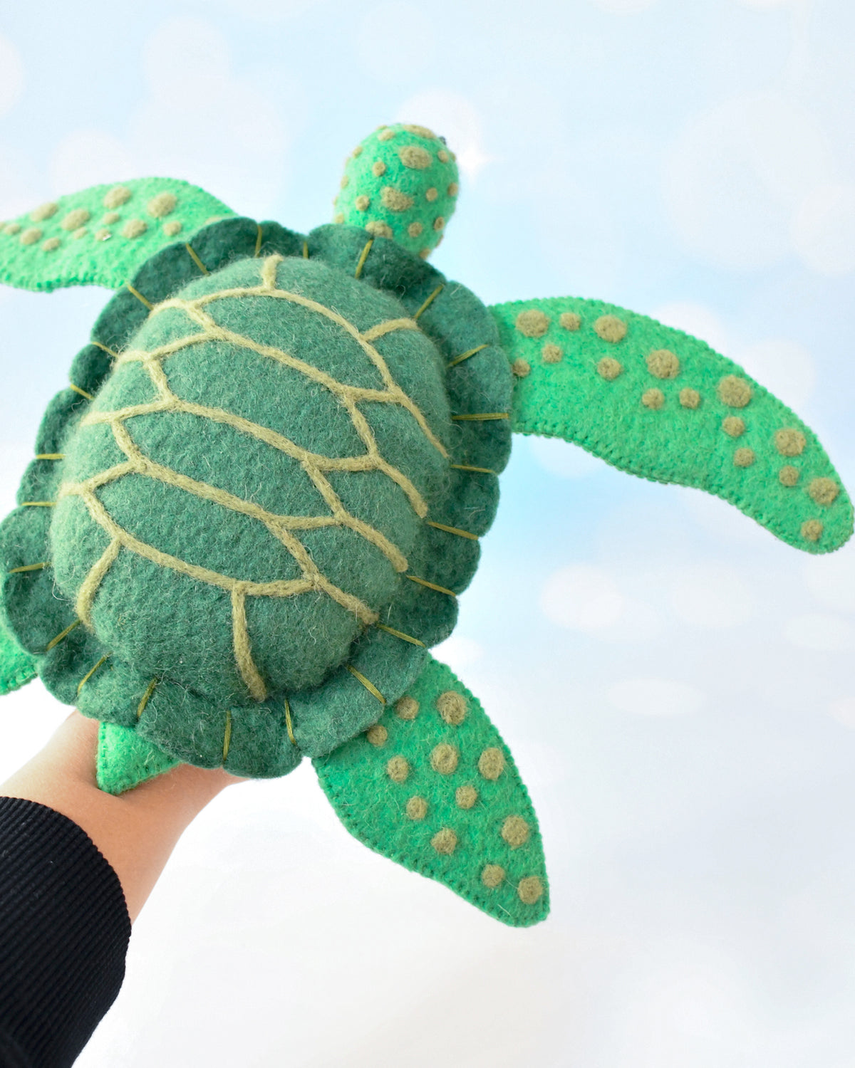 Waru the Sea Turtle Hand Puppet – Tara Treasures