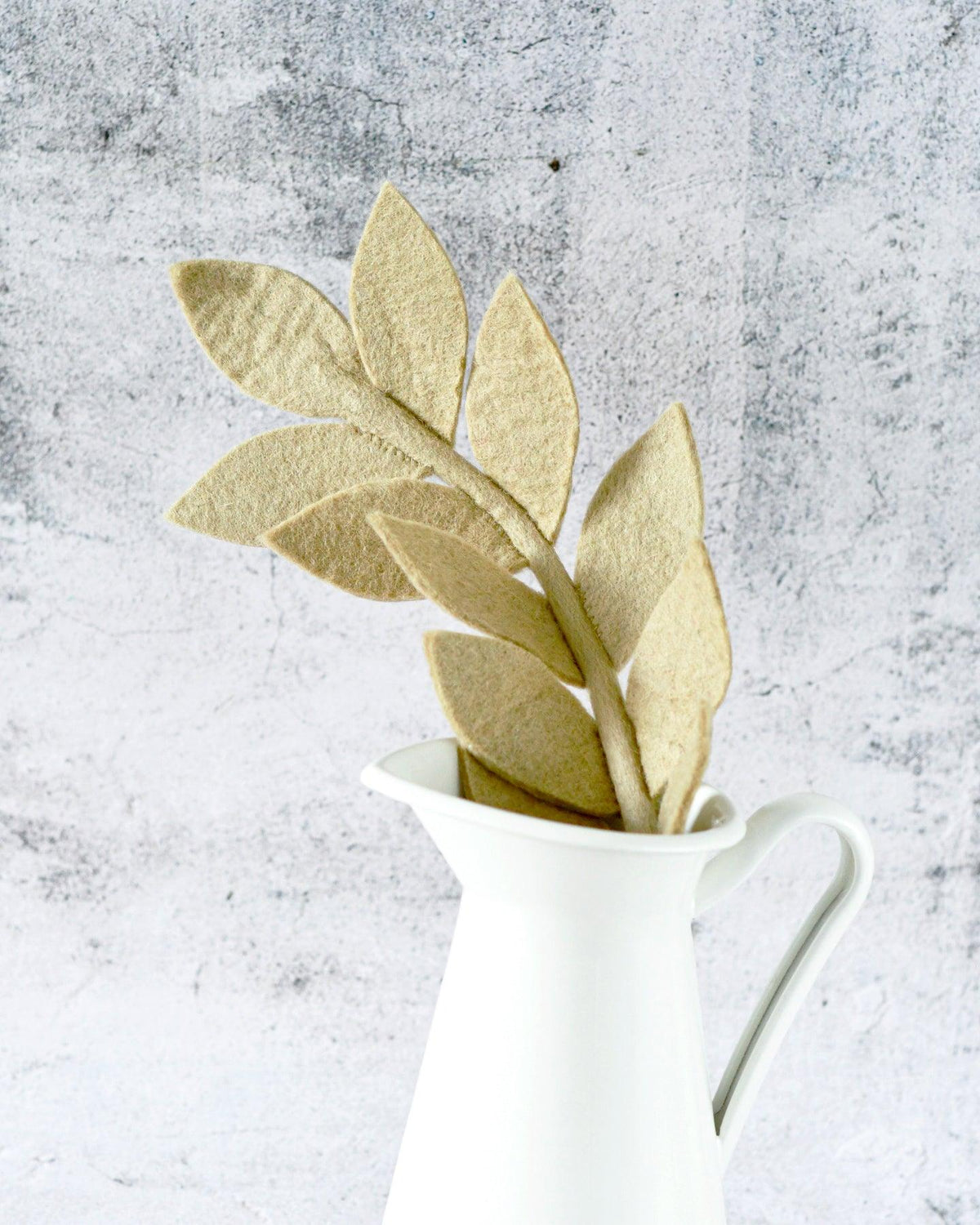 Felt Ash Leaf - Beige – Tara Treasures