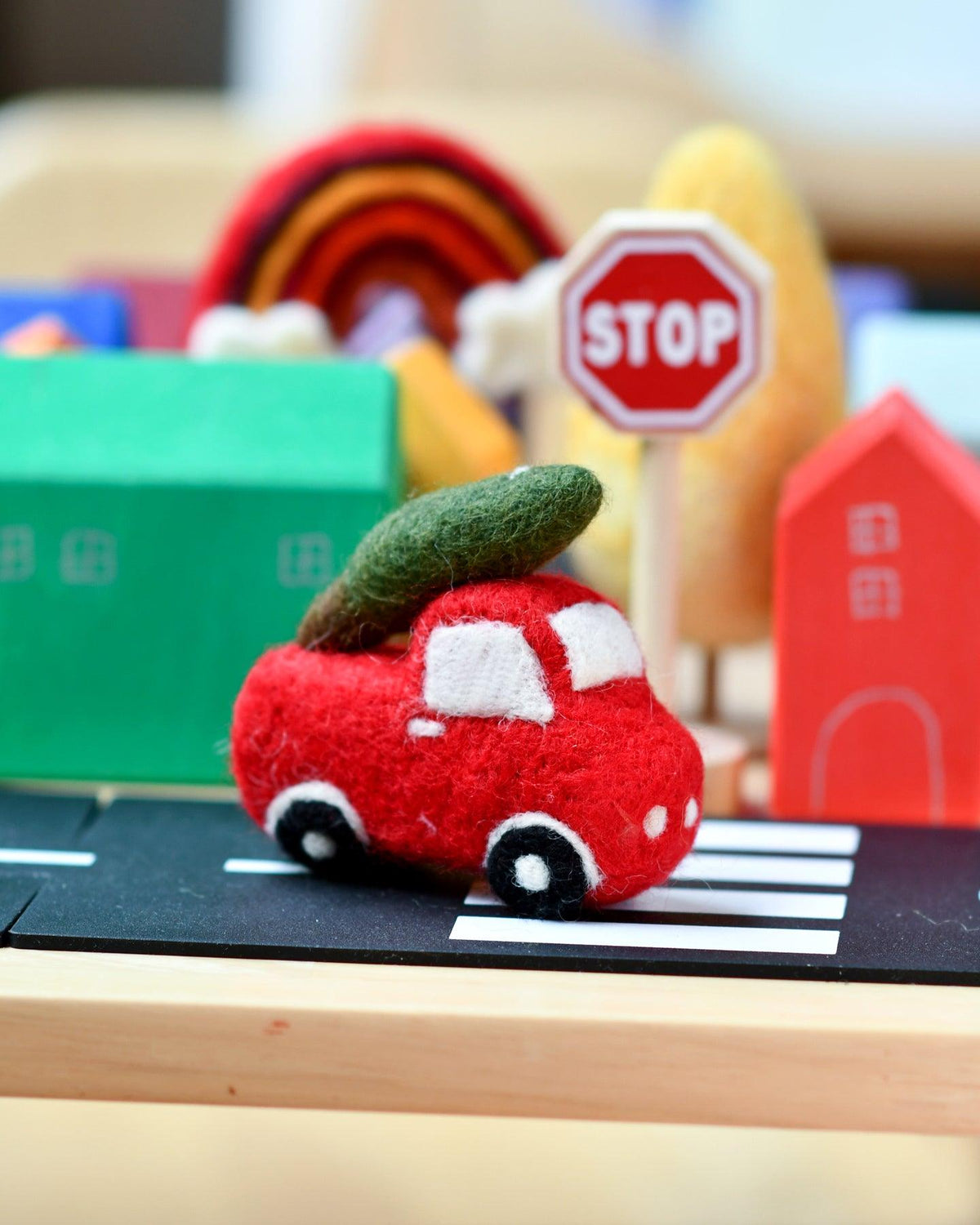 Felt Christmas Truck and Tree Toy – Tara Treasures