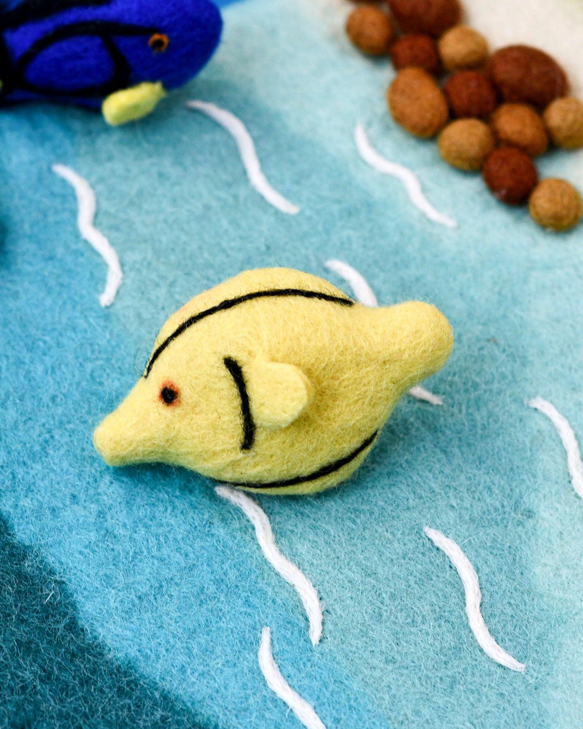 Felt Yellow Tang Fish Toy (Coral Reef Fish) – Tara Treasures