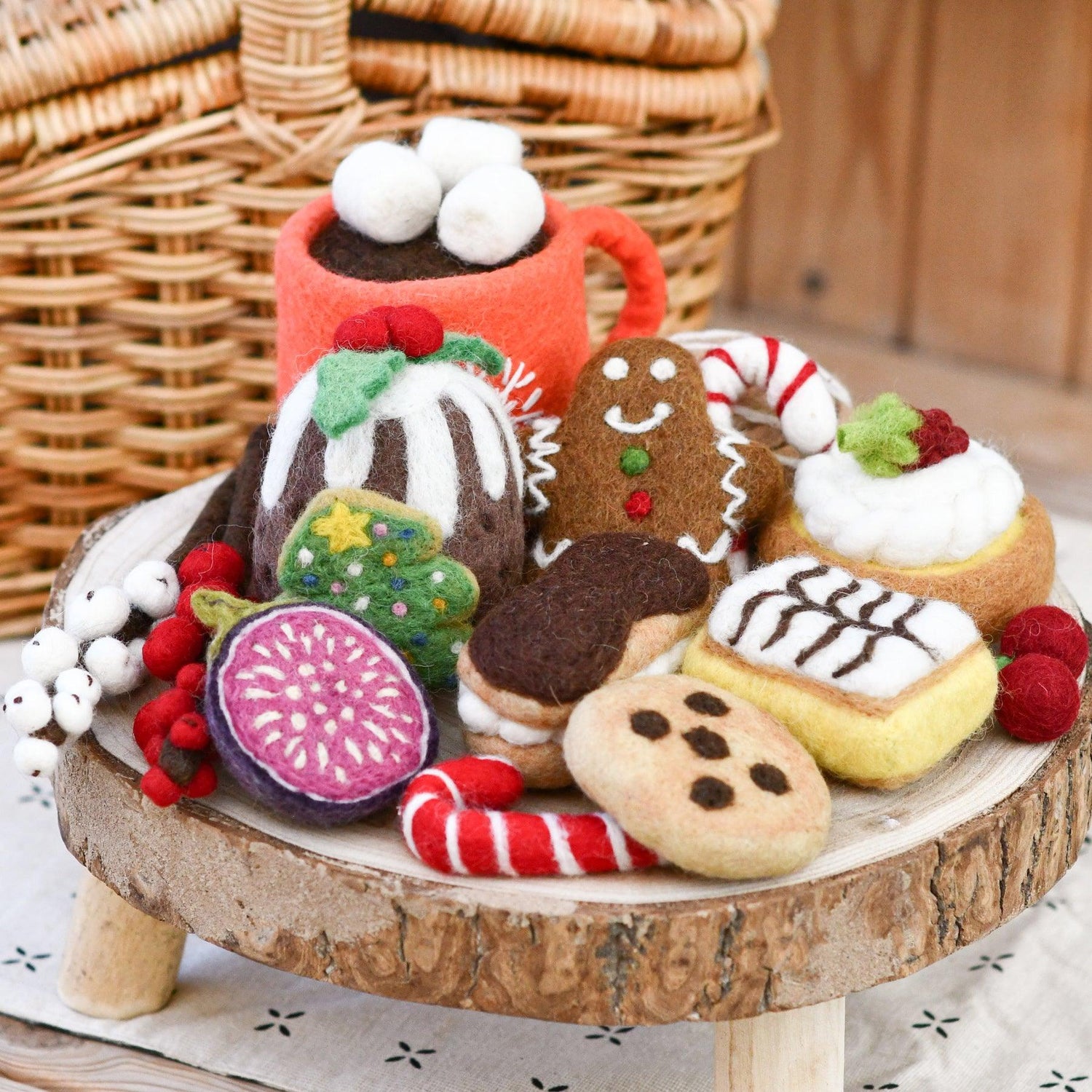 Christmas Felt Play Food Grazing Box (Set A) | Tara Treasures | Tara ...