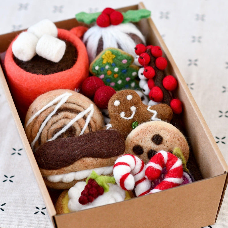 Christmas Felt Play Food Grazing Box (Set A) | Tara Treasures | Tara ...