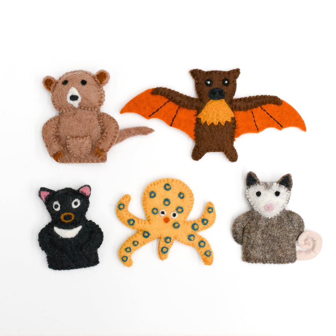Australian Animals E - Finger Puppet Set – Tara Treasures