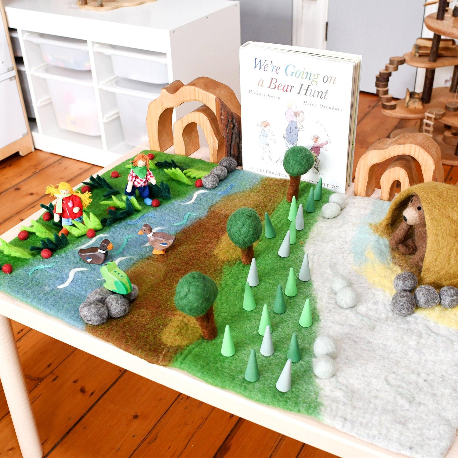 Bear Hunt Play Mat Playscape | Tara Treasures | Tara Treasures