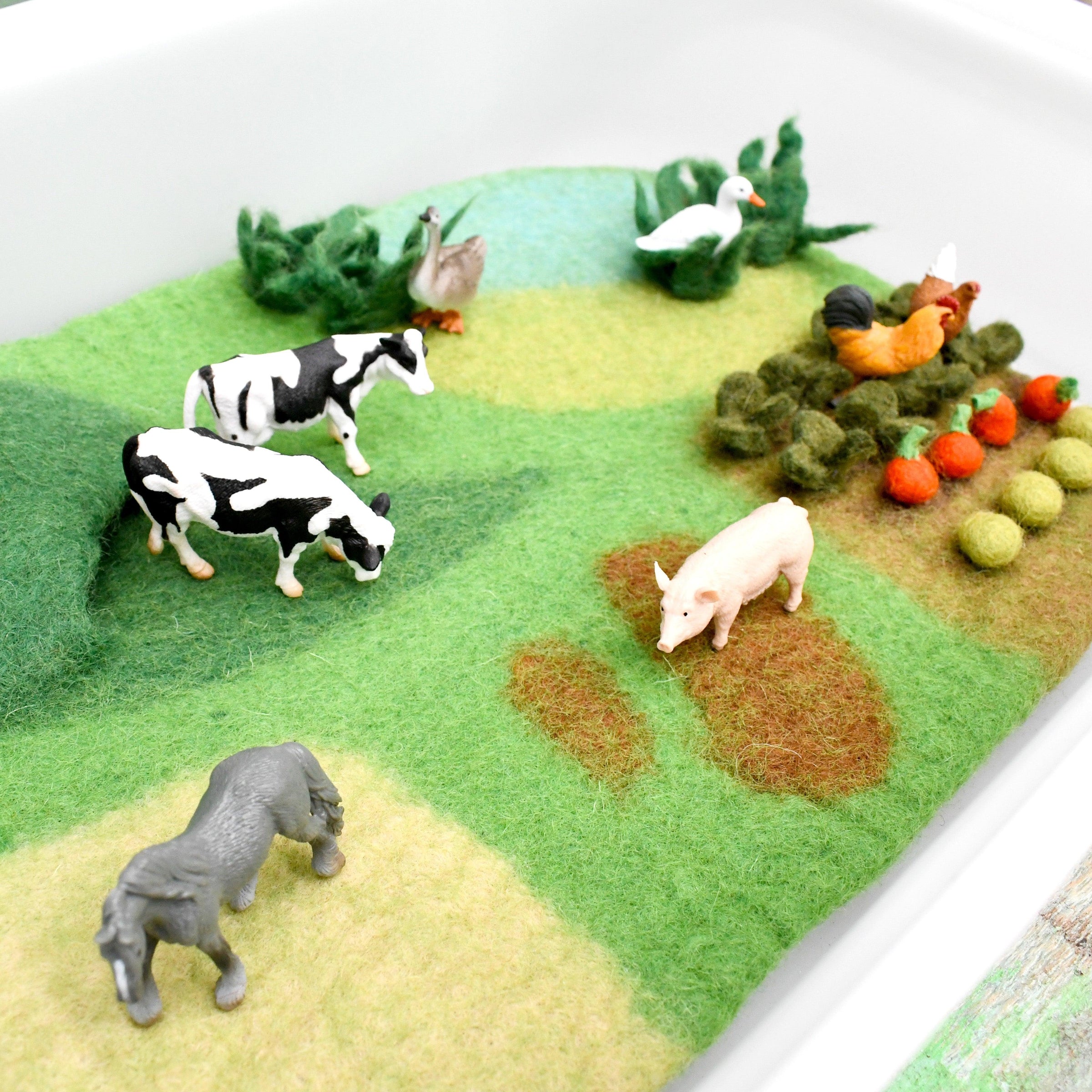 Farm Felt Play Mat Playscape | Tara Treasures