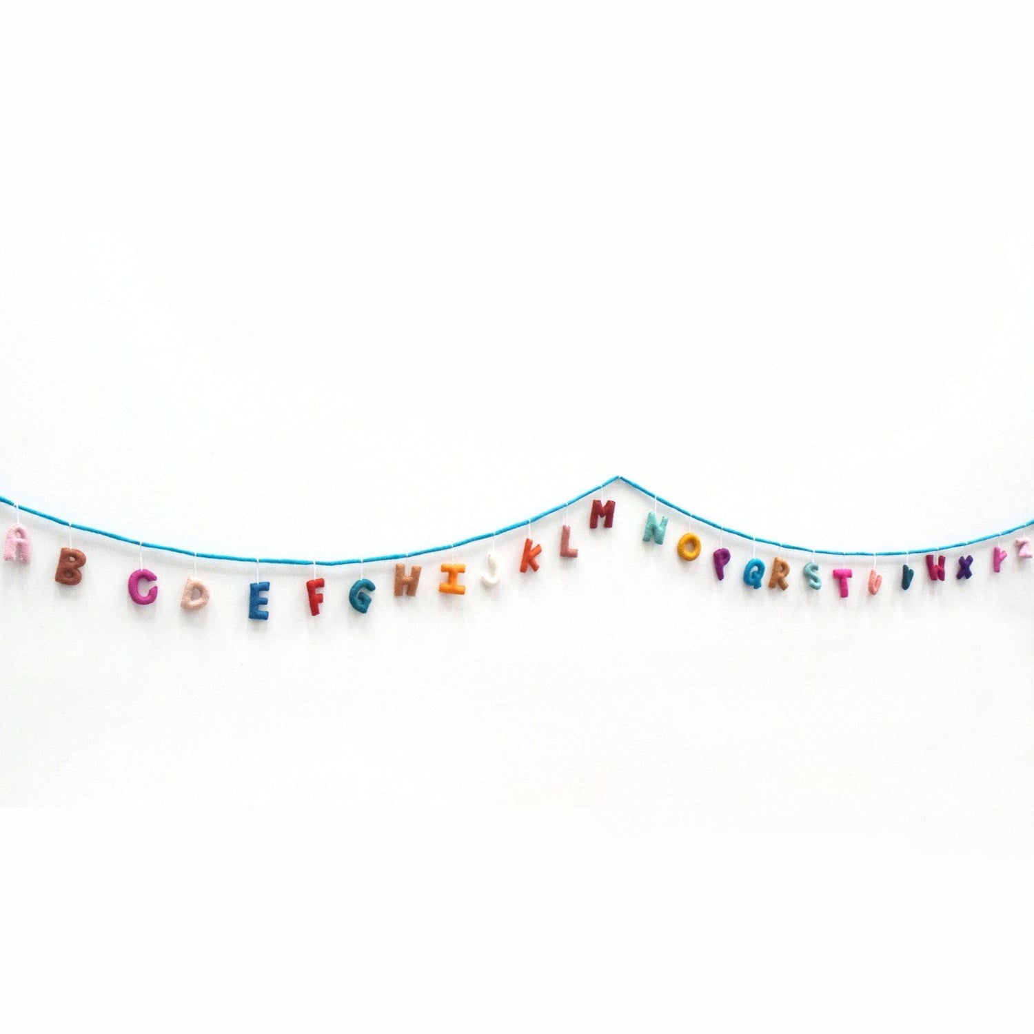 Colourful Felt Alphabet Garland – Tara Treasures