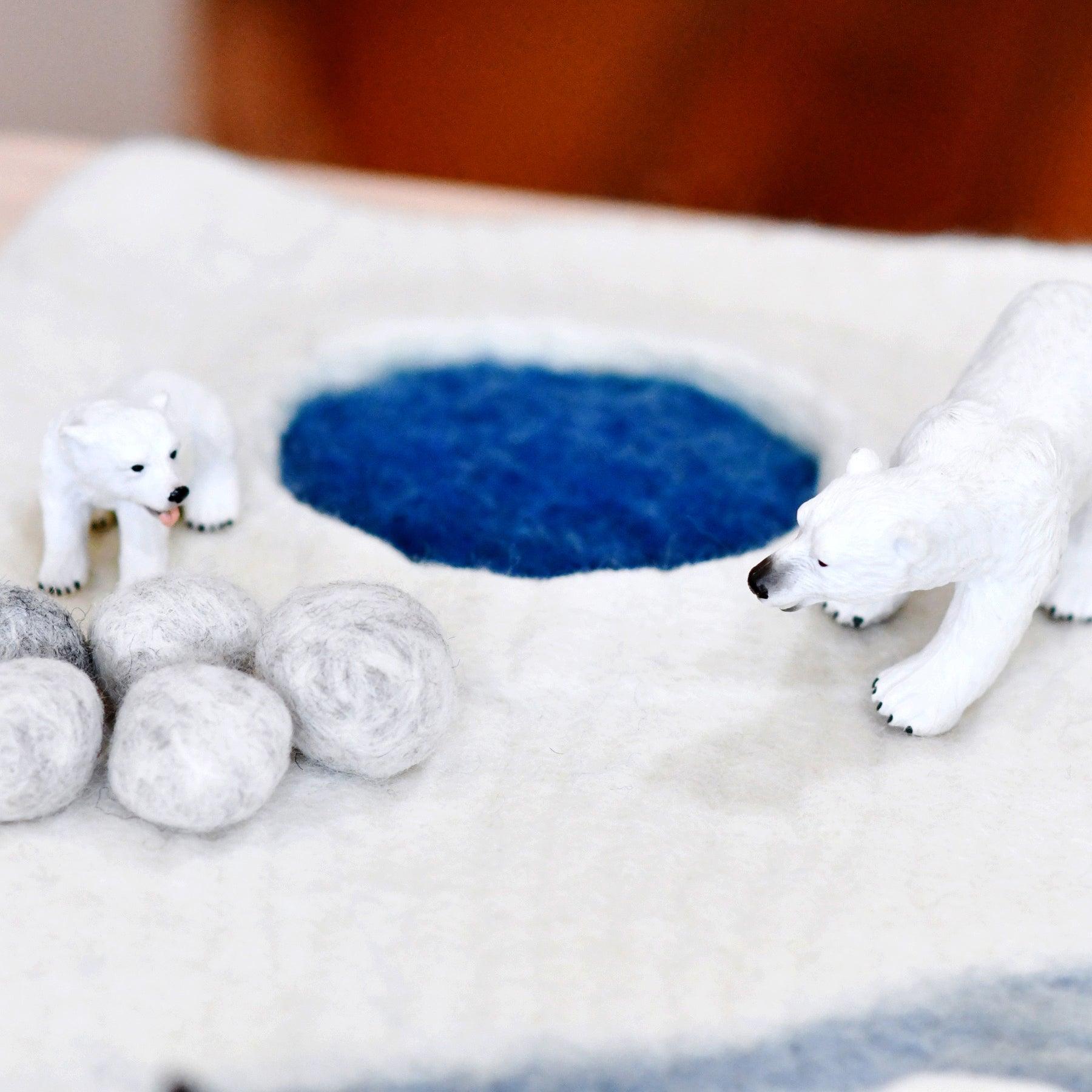 Large Arctic Antarctic Polar Play Mat Playscape | Tara Treasures