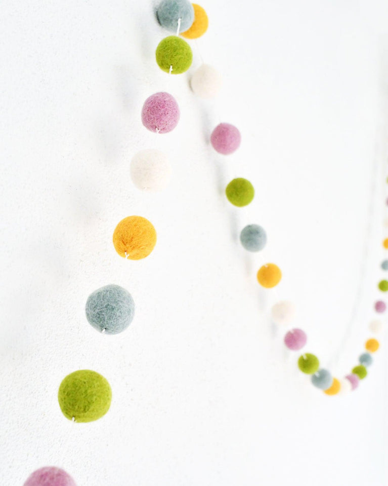 Buy Handmade Felt Garlands in Various Shapes & Colours | Tara Treasures