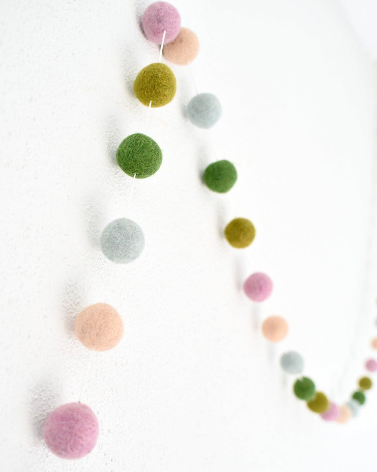 Buy Handmade Felt Garlands in Various Shapes & Colours | Tara Treasures