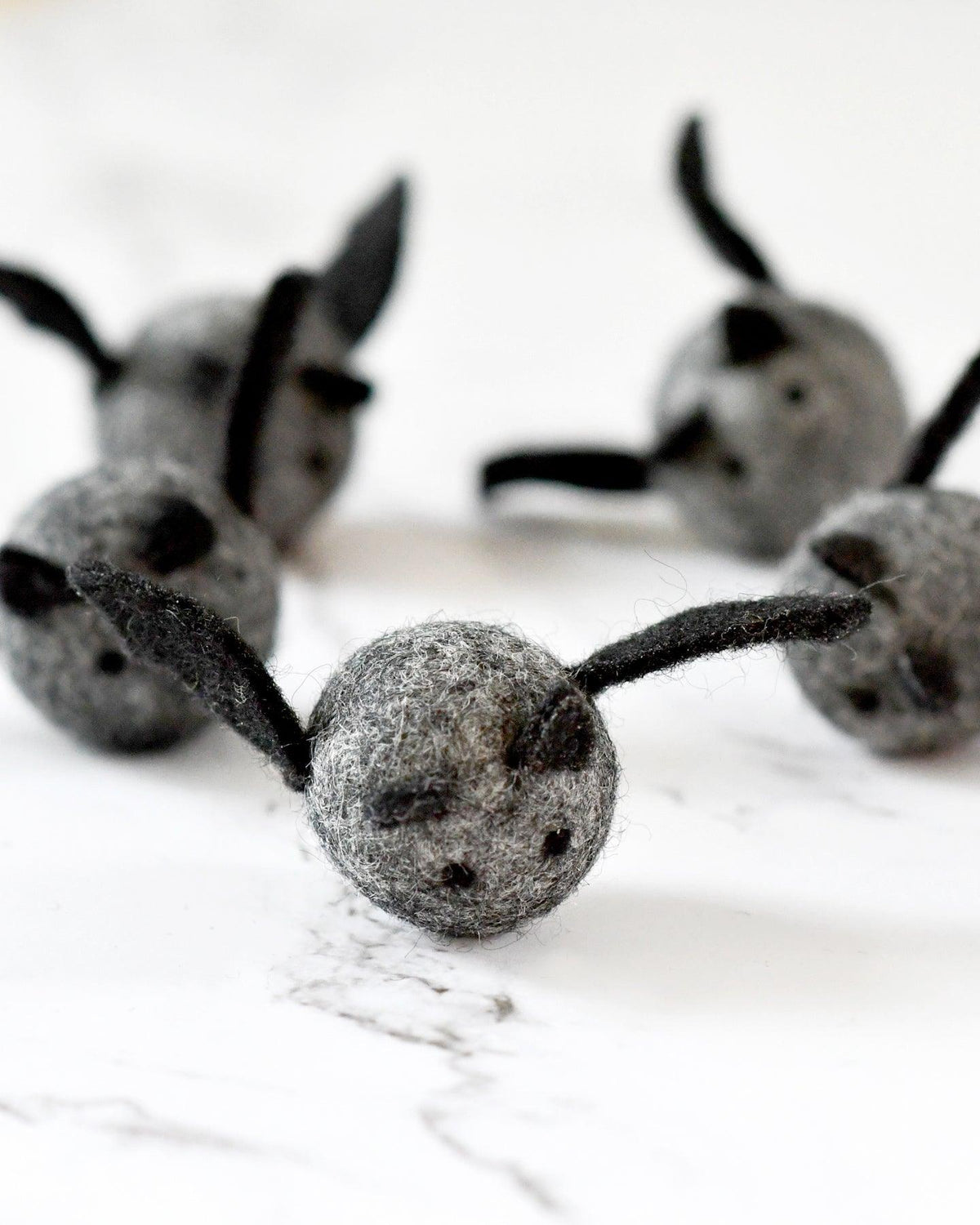 Felt Bats Loose Parts - 5 Bats | Tara Treasures