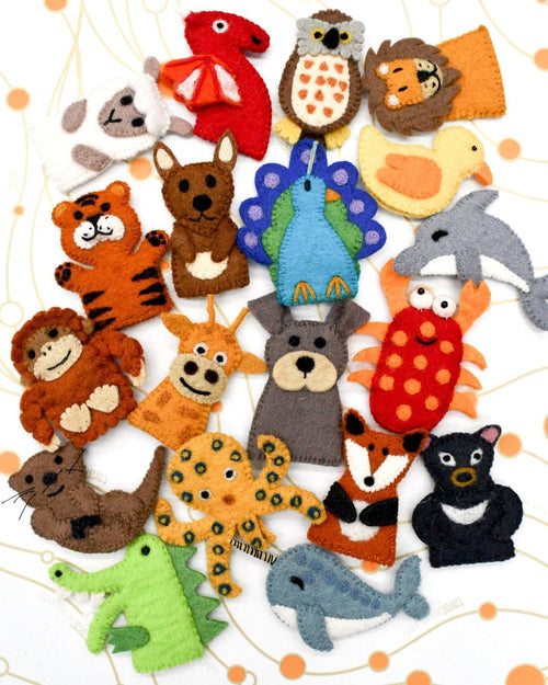 Finger Family Felt Finger Puppets – Tara Treasures