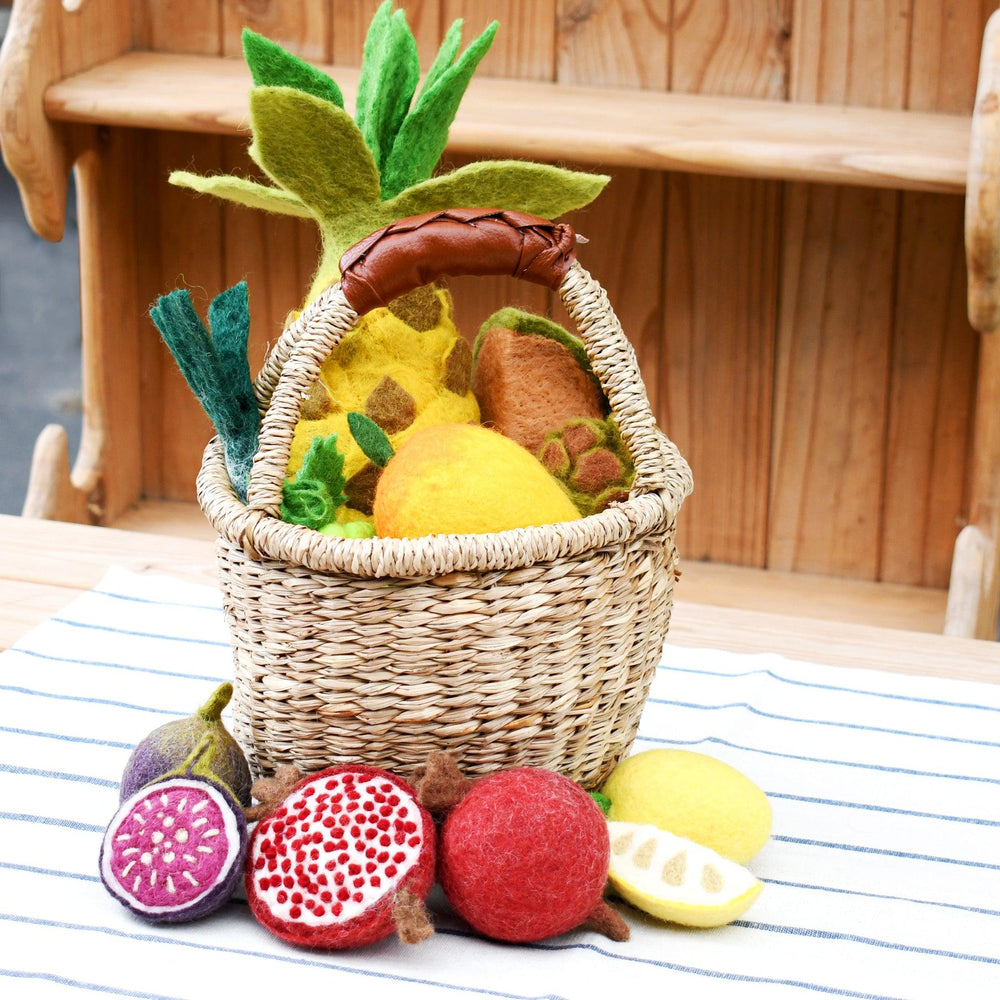 Felt Vegetables and Fruits Set D - 12 pieces | Tara Treasures