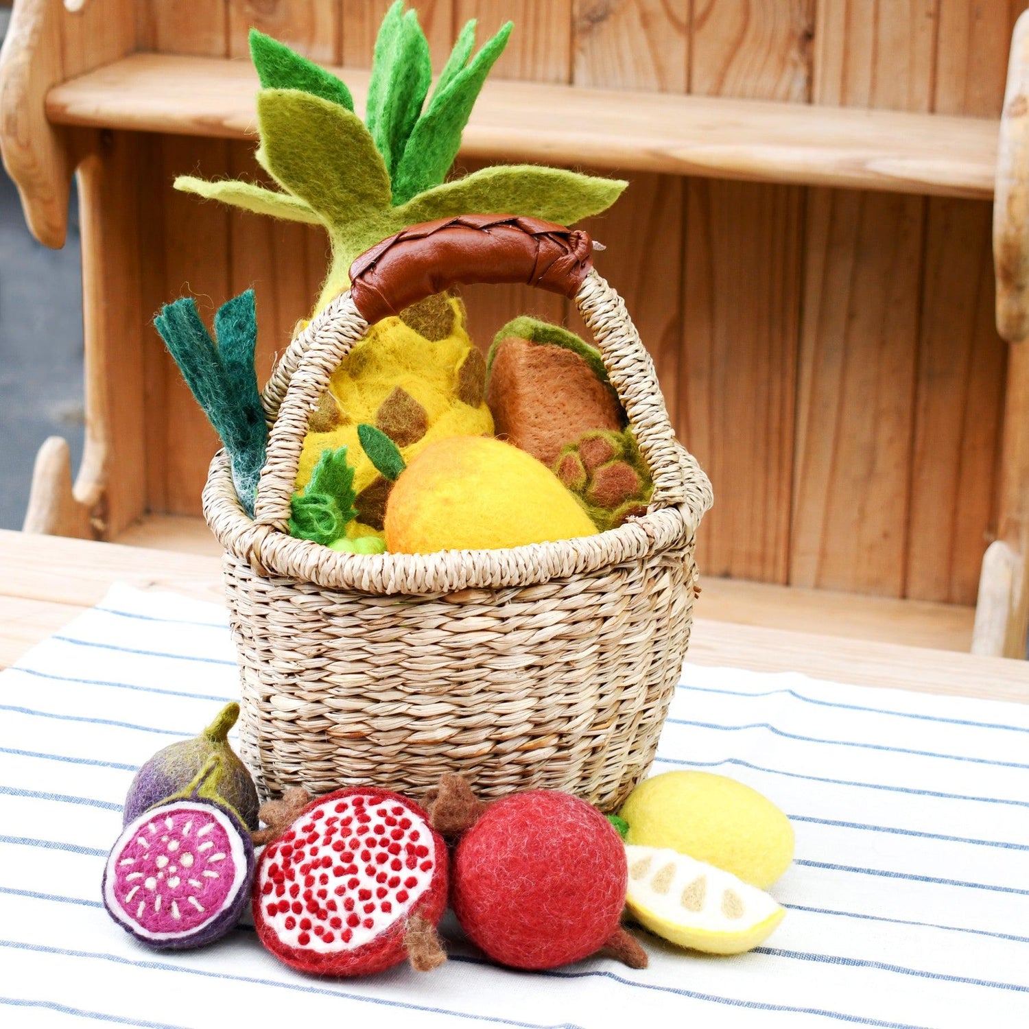 Felt Vegetables and Fruits Set D - 12 pieces | Tara Treasures | Tara ...